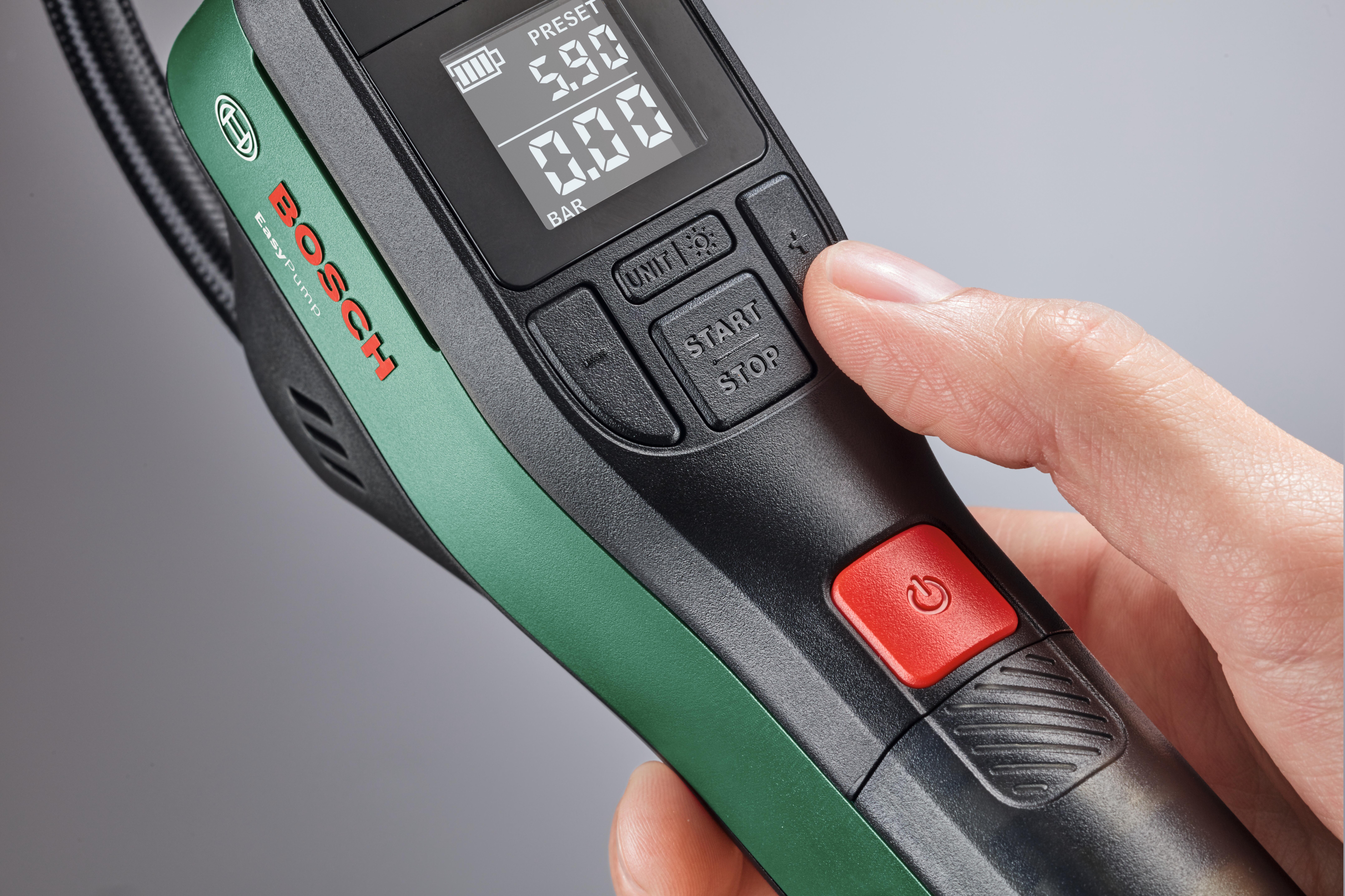 Compresor de aire BOSCH EasyPump 3,6 V y 10,3 bares | Leroy Merlin