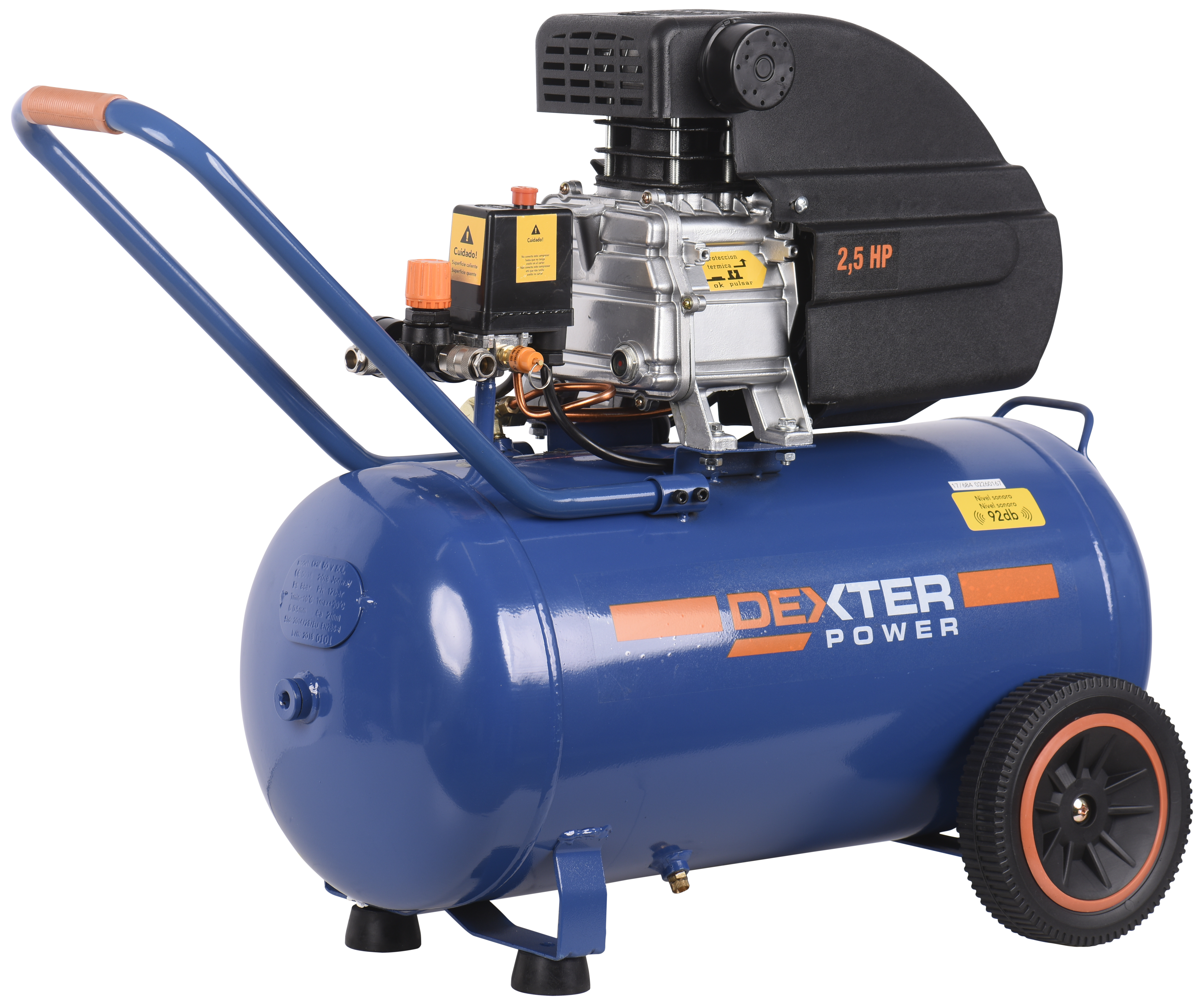 Compresor DEXTER Dx 50 de 2.5 cv y 50l de depósito | Leroy Merlin