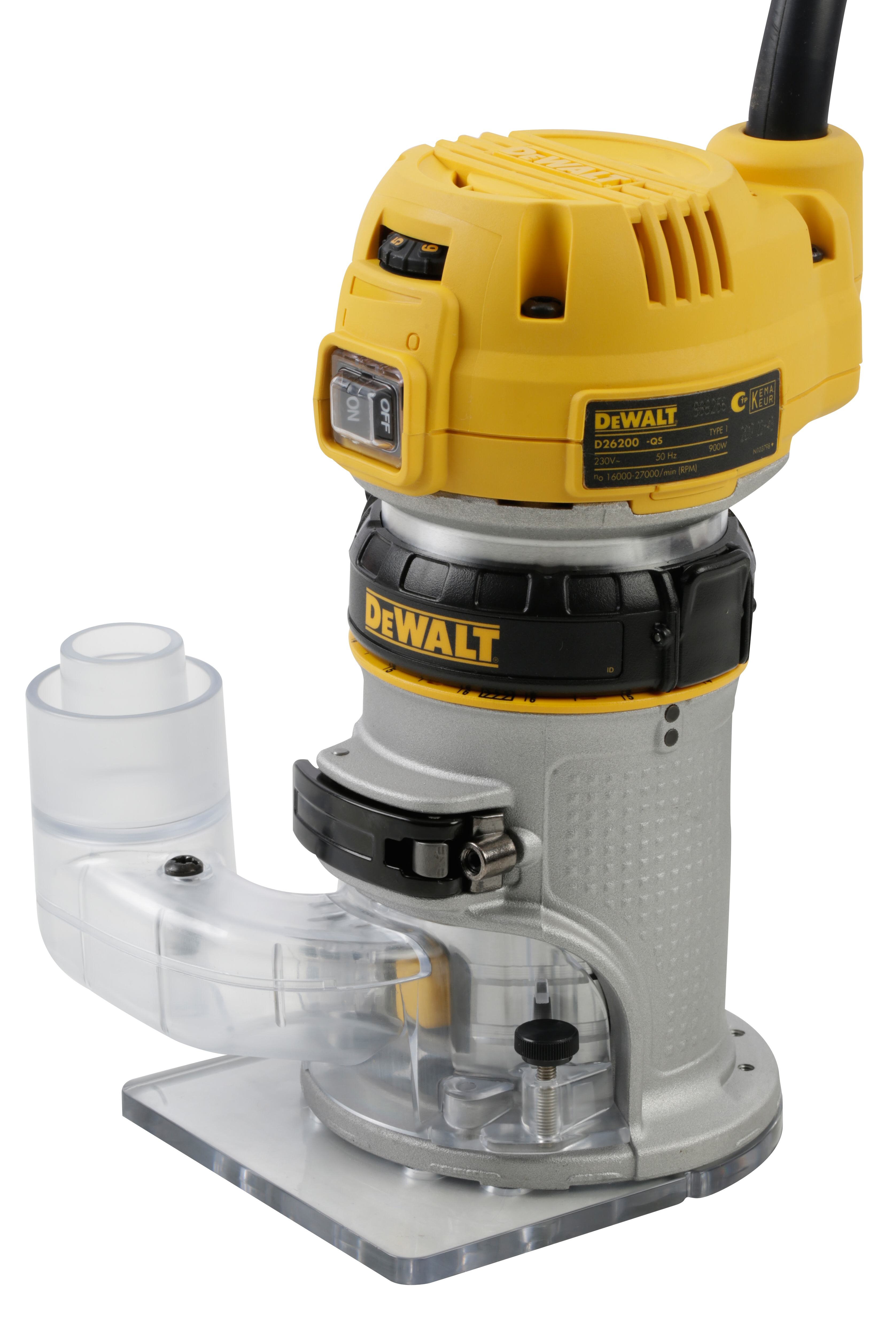 Perfiladora DEWALT d26200 de 900w pinza 6 y 8 mm | Leroy Merlin