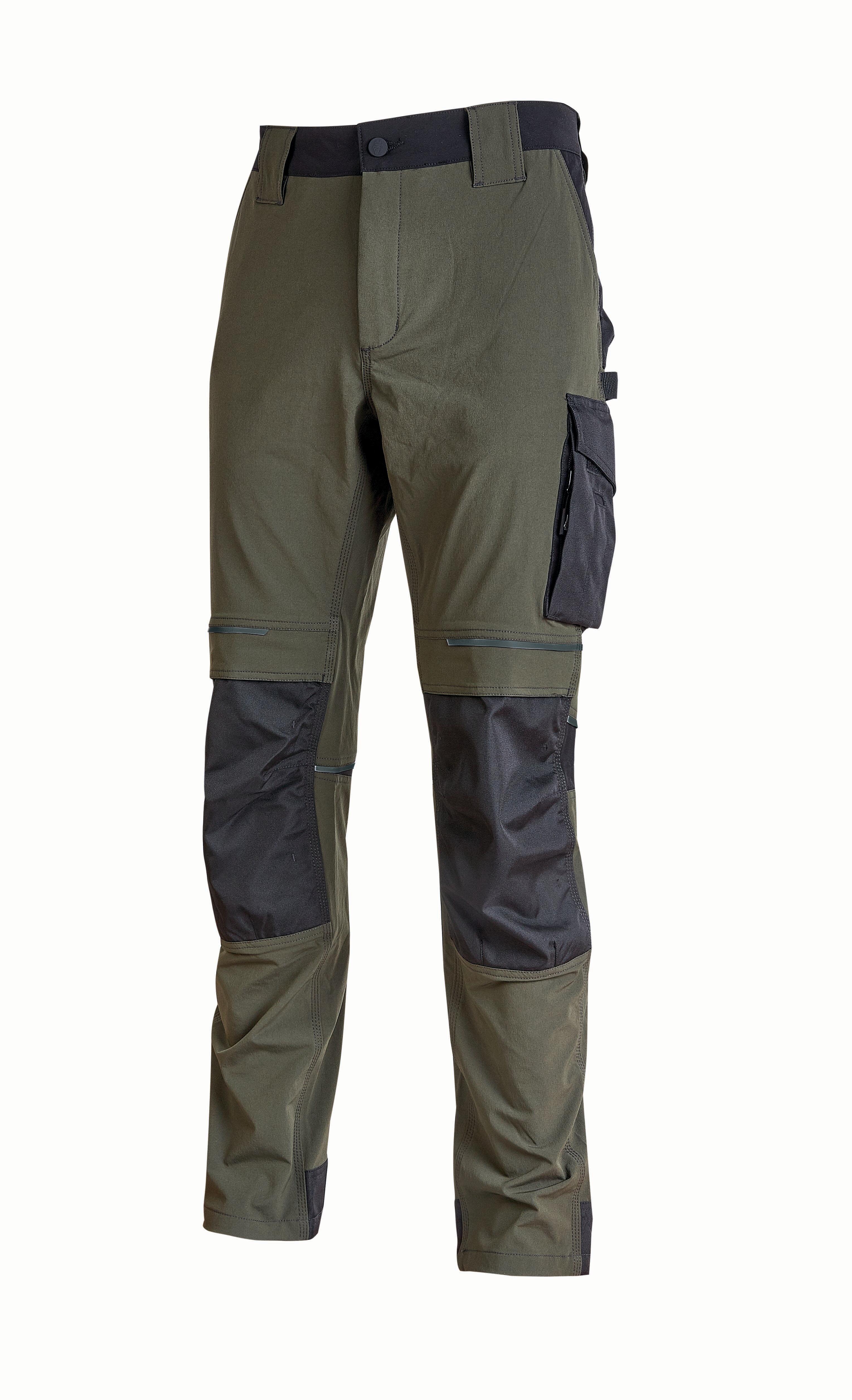 Pantalón de trabajo U-POWER verde, negro T M | Leroy Merlin