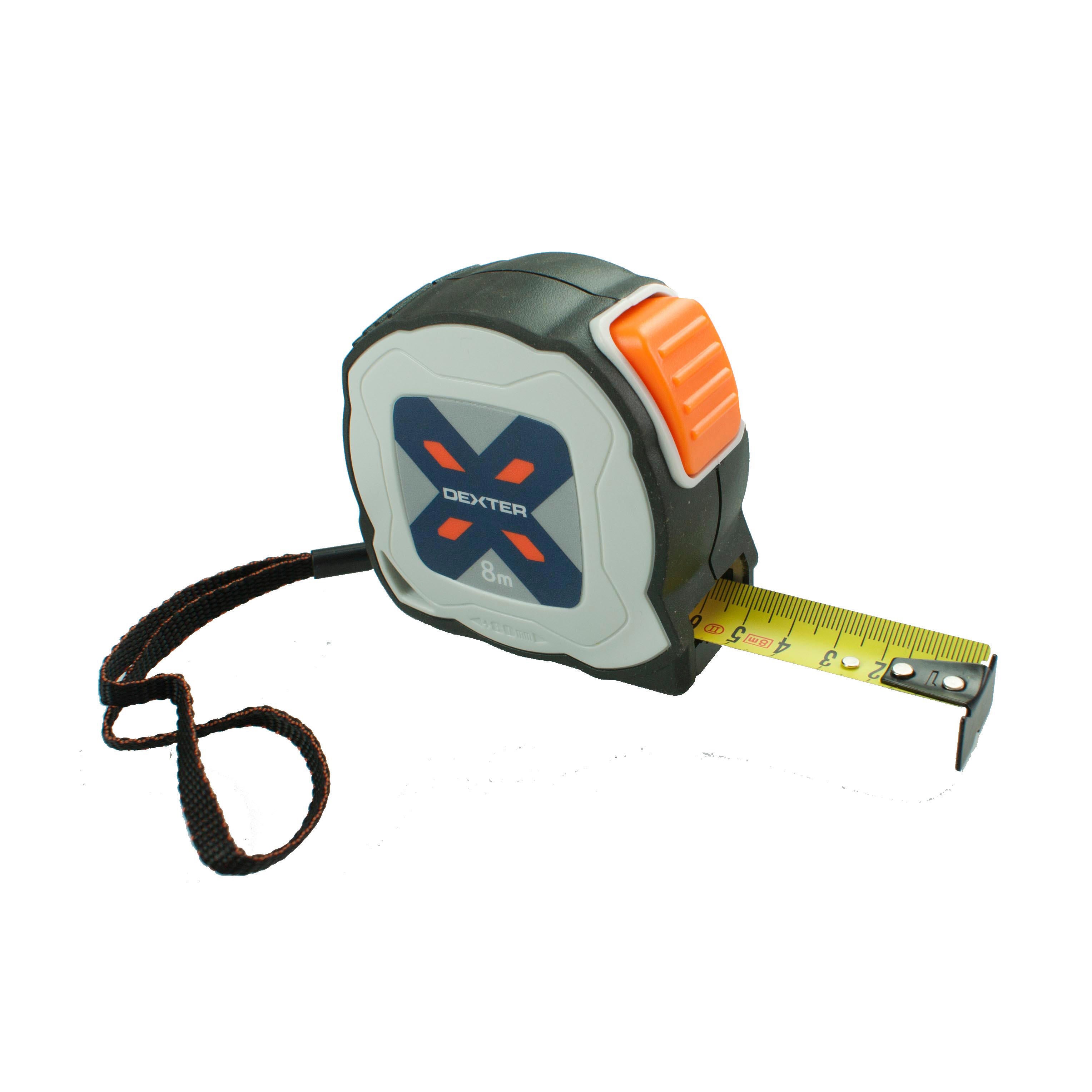 Mètre déroulant plastique DEXTER Mpp8 8 m | Leroy Merlin