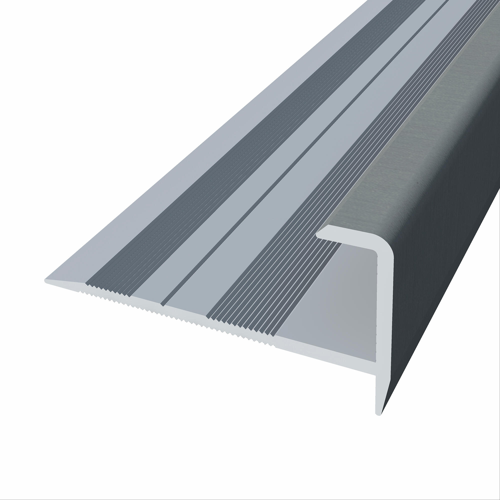 Perfil de acabado de aluminio gris / plata 183 cm | Leroy Merlin