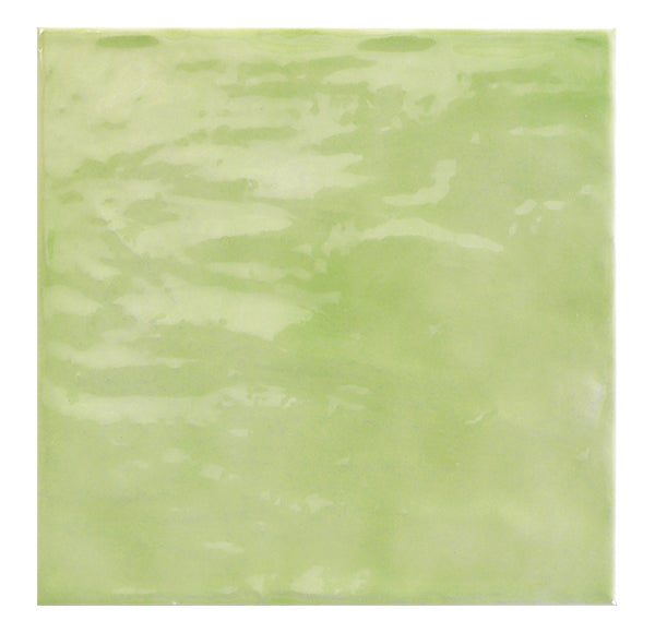 Azulejo cerámico Vitta efecto zellige verde 20x20 cm | Leroy Merlin