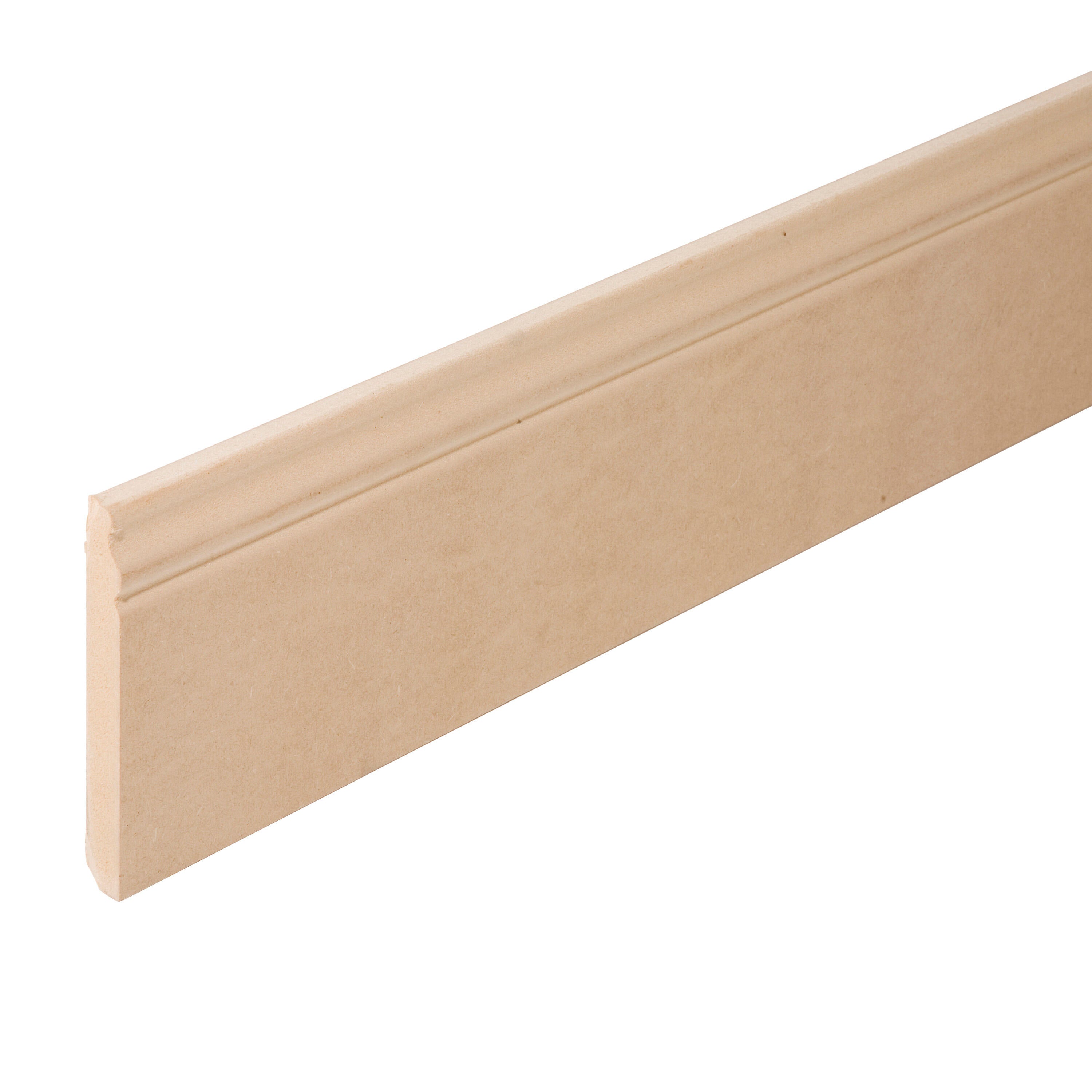 Plinthe médium (MDF) moulurée, 16 x 148 mm, L.2.44 m | Leroy Merlin