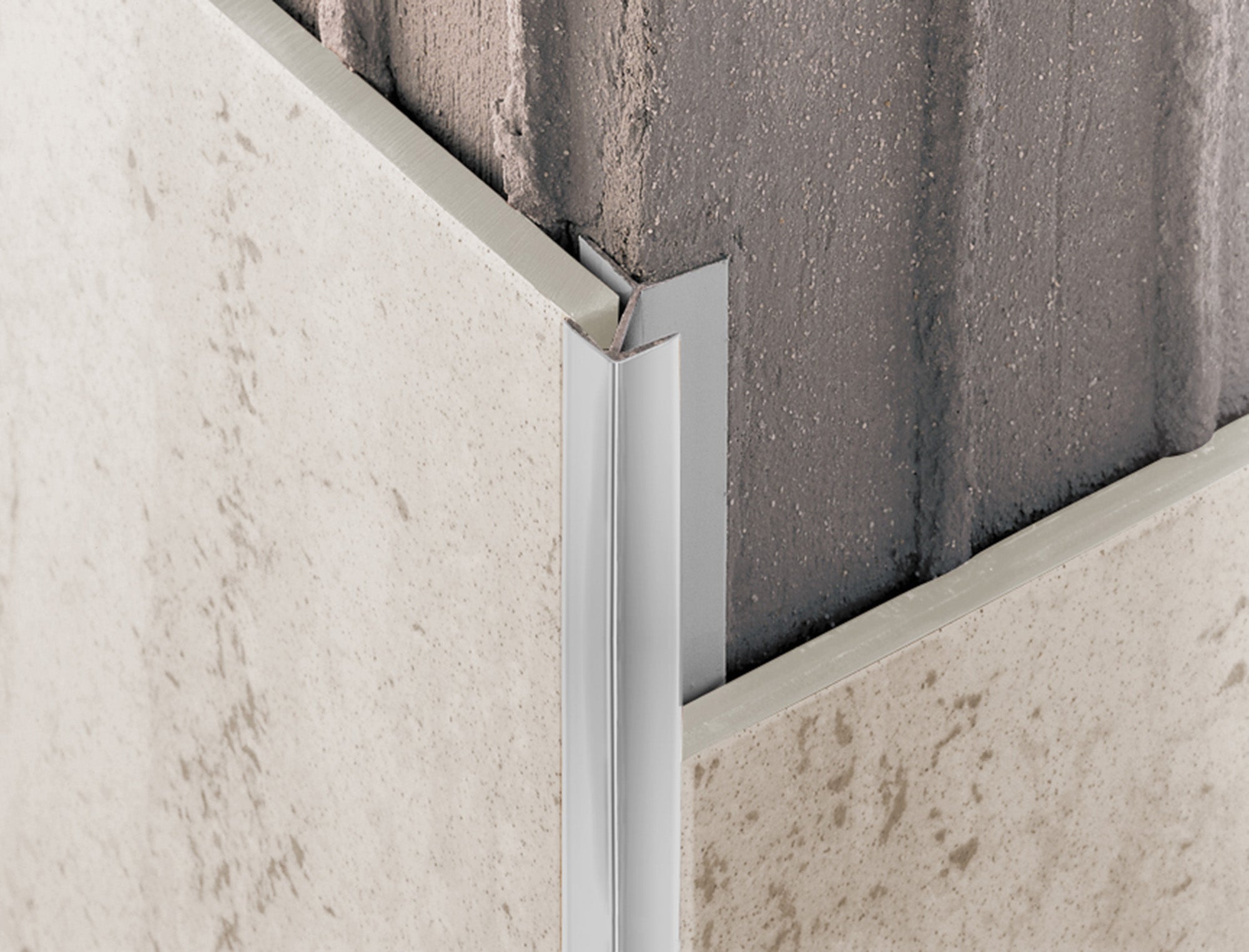 Perfil de esquina y borde externo de aluminio Natural-11 2.55m x1.2cm ...