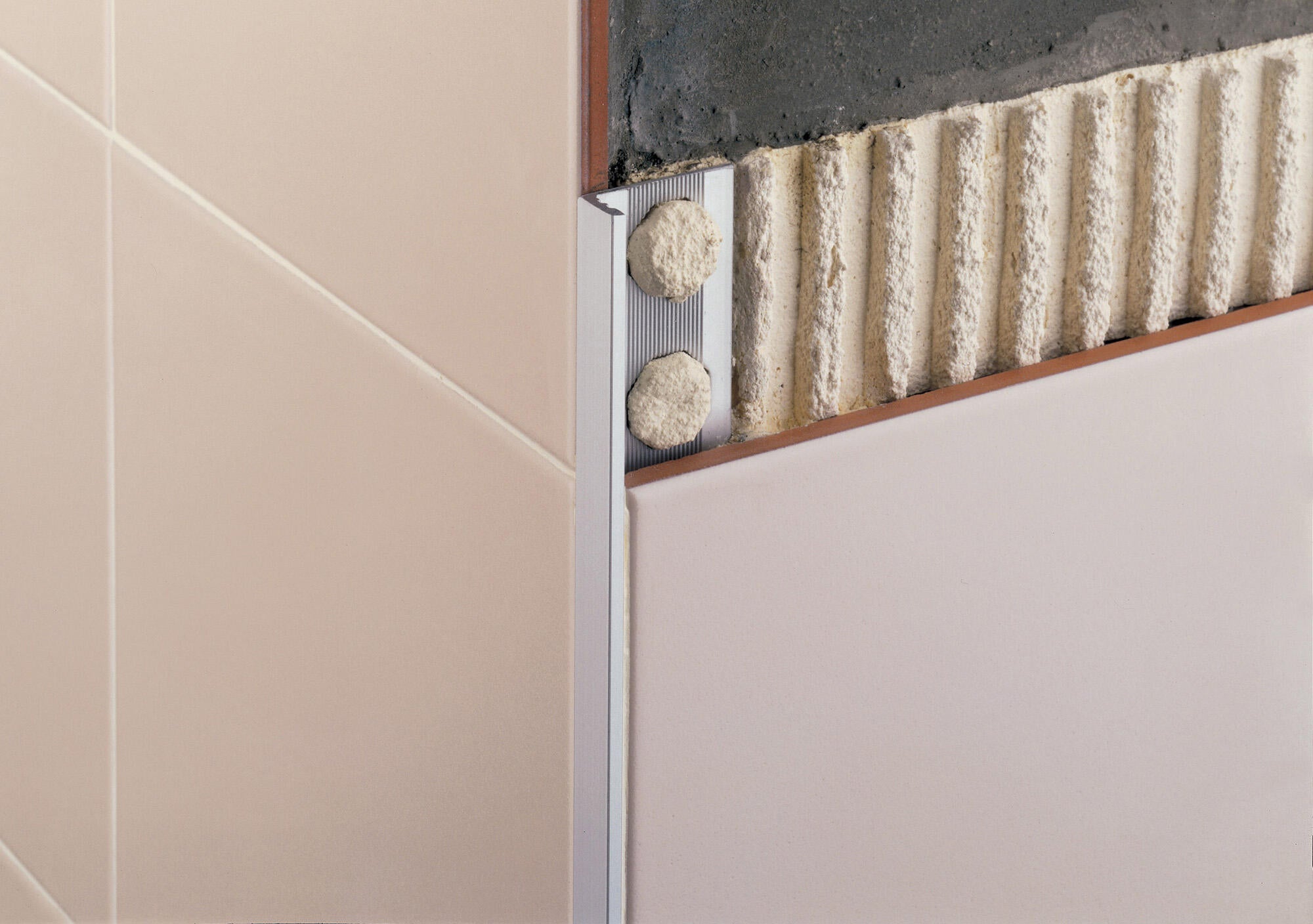 Perfil de esquina y borde externo de aluminio Natural-11 2.55m x0.6cm ...