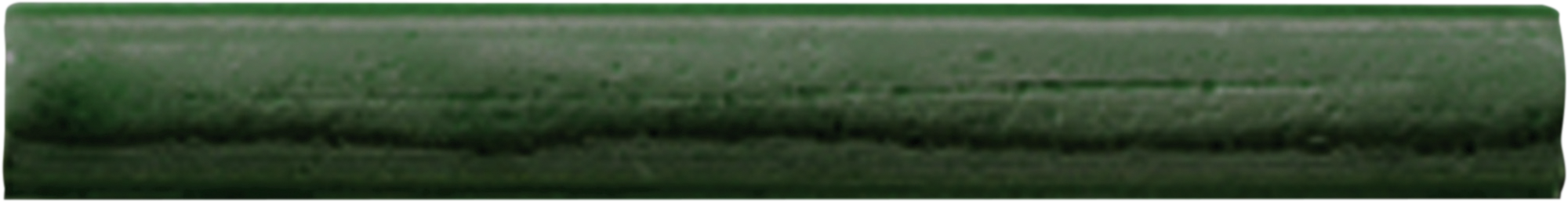 Listelo cerámica Chic / Glamour efecto relieve verde 15x2cm | Leroy Merlin