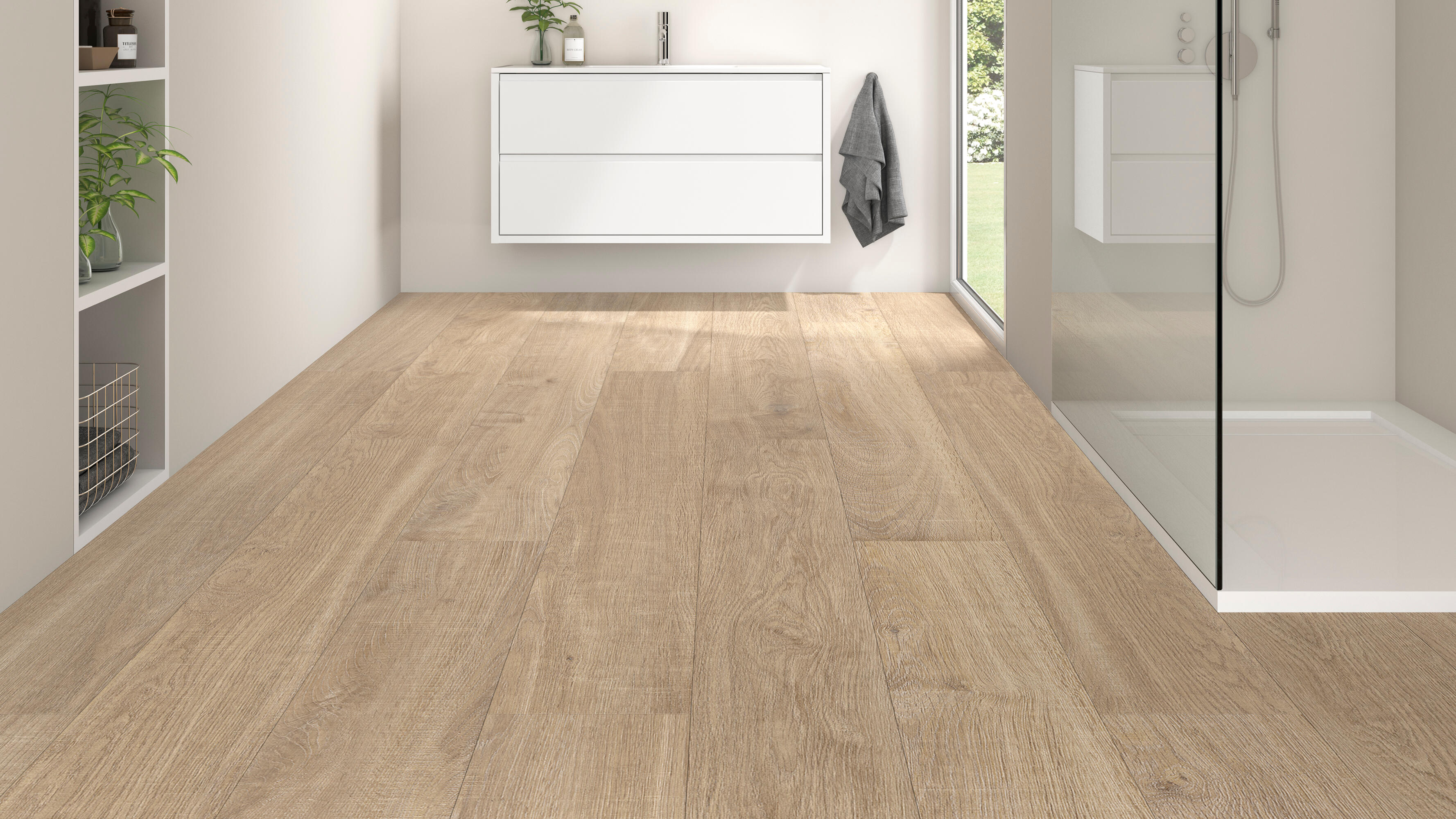 Suelo porcelánico Old efecto madera cream 25x150 cm C1 ARTENS | Leroy ...