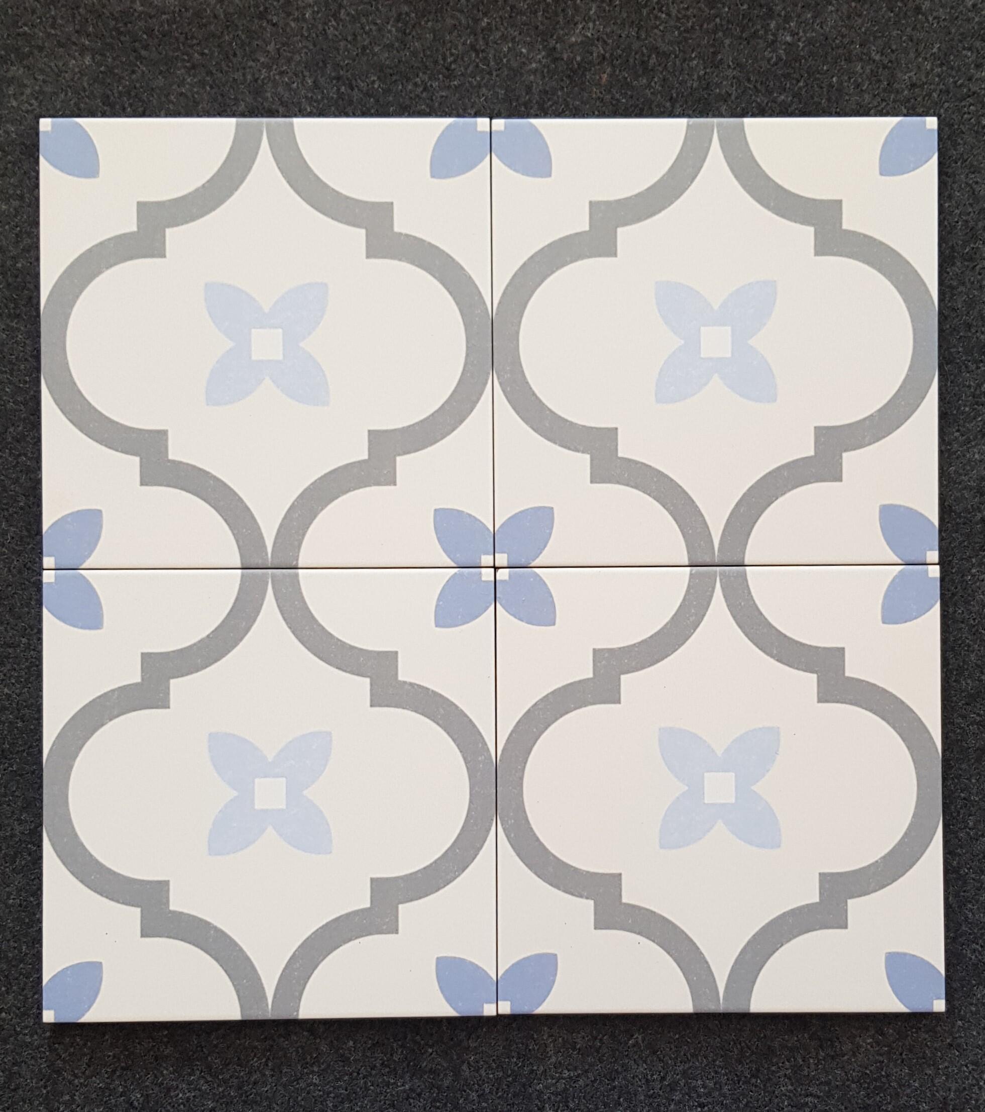 Suelo/Azulejo cerámico Acrópolis efecto hidráulico delfos mix 20x20 cm ...