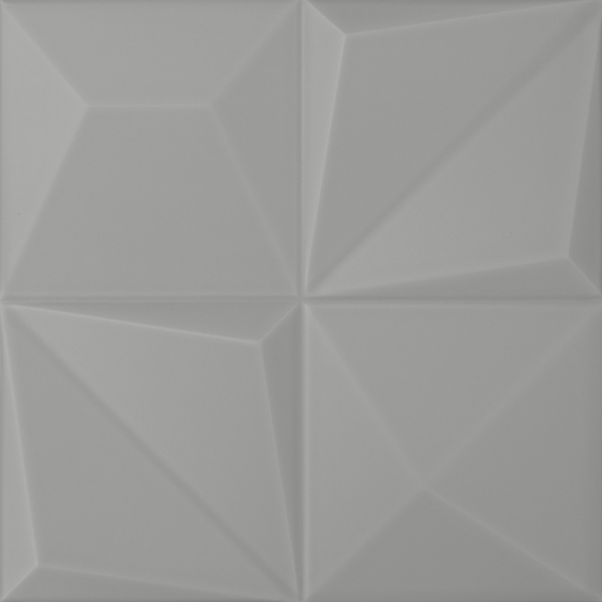 Azulejo cerámico Volúmenes 3D efecto relieve gris 30x30 cm | Leroy Merlin