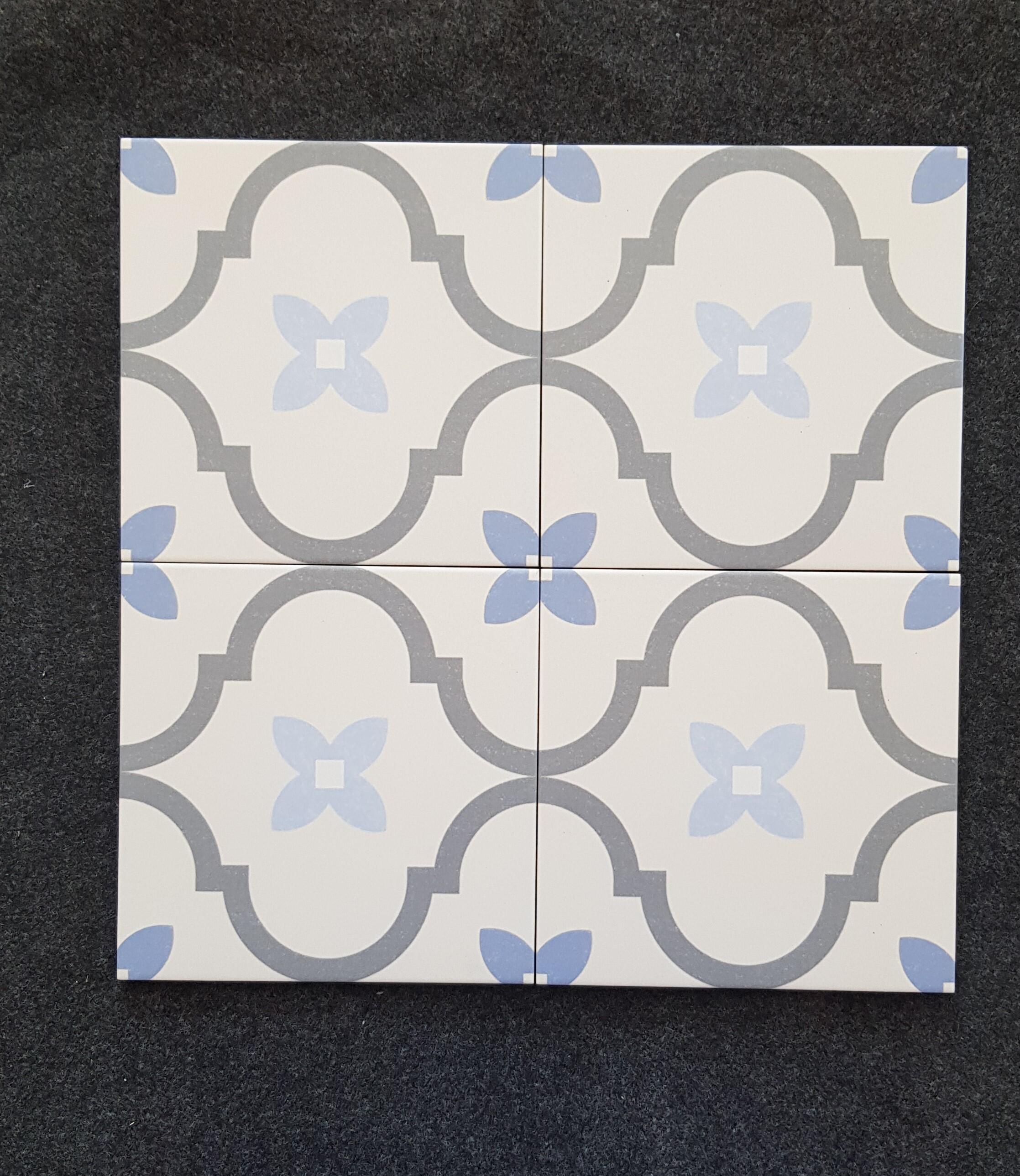 Suelo/Azulejo cerámico Acrópolis efecto hidráulico delfos mix 20x20 cm ...