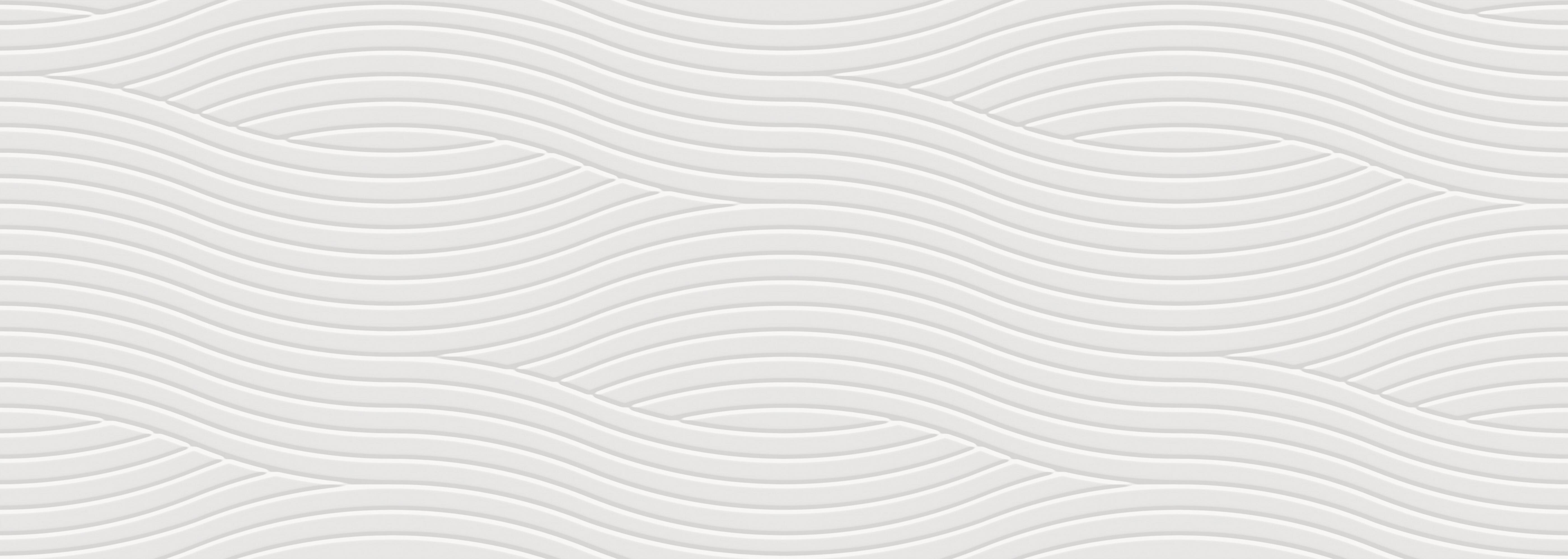 Azulejo Waves efecto relieve blanco 33.3x100 cm | Leroy Merlin
