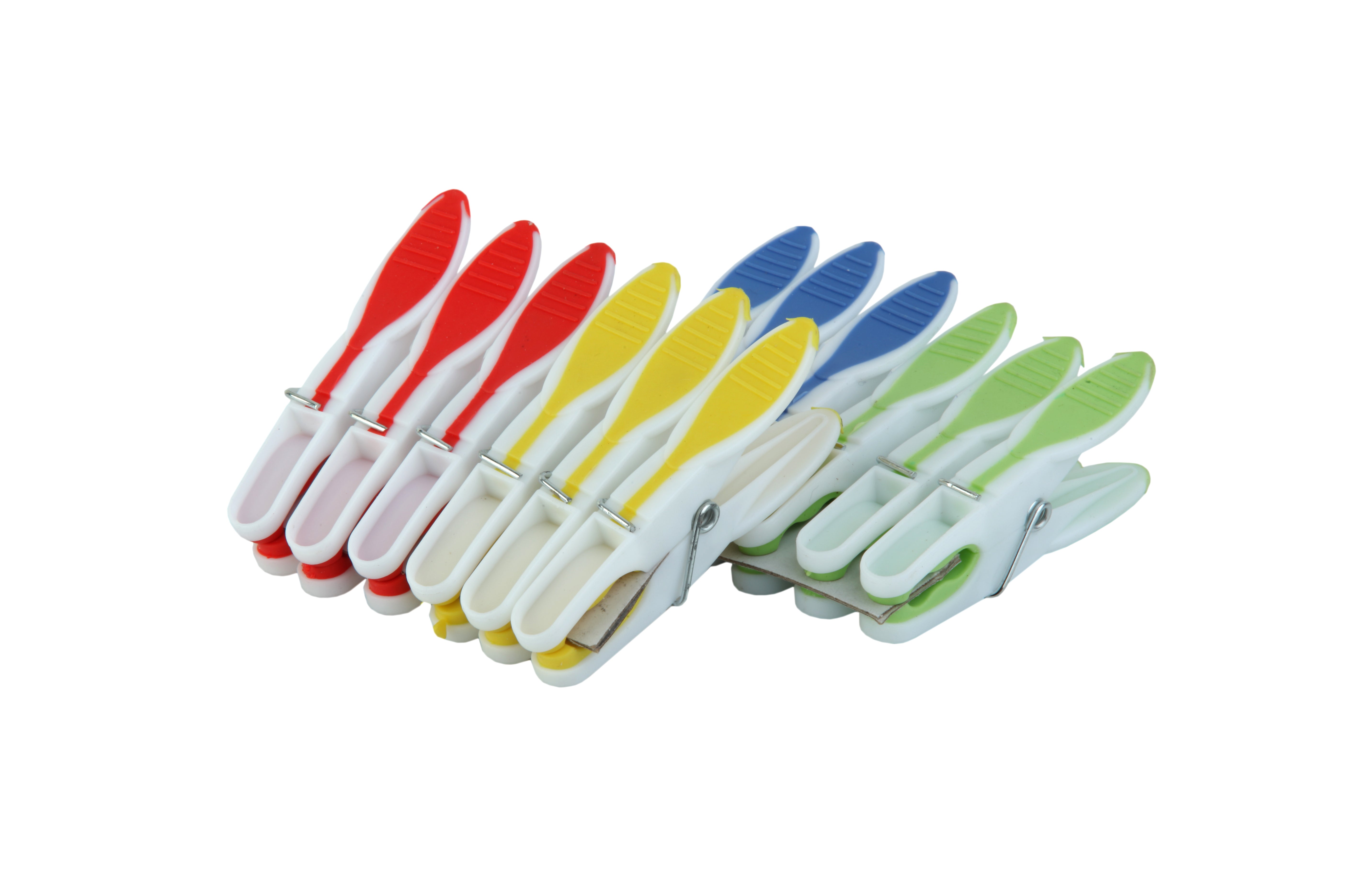 12 pinzas para tender ropa con acabado en varios colores | Leroy Merlin