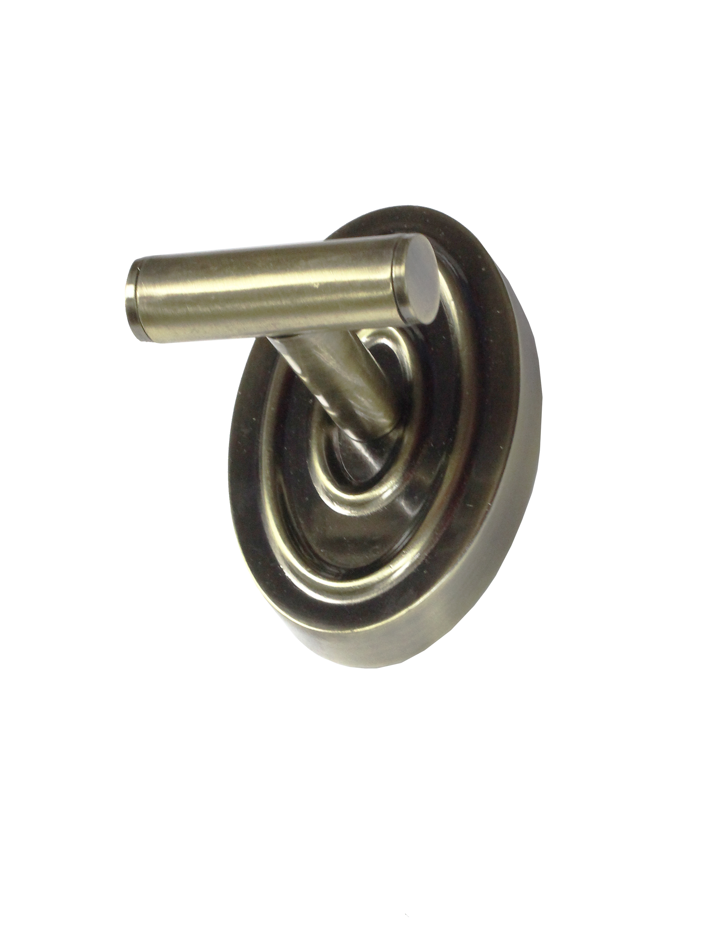 Percha/perchero Óvalo acero oro con 1 gancho | Leroy Merlin