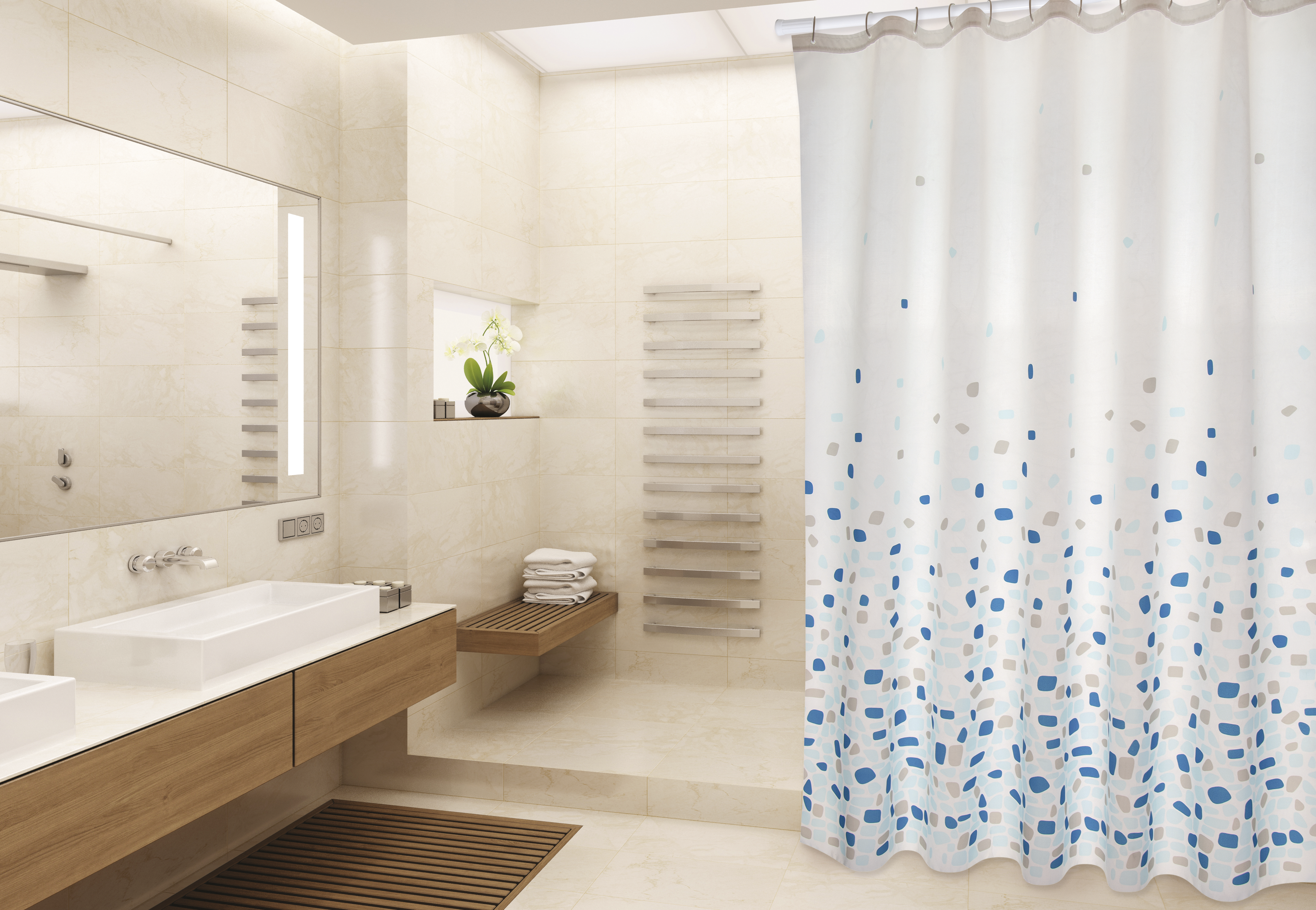 Cómo elegir cortinas de baño | Leroy Merlin