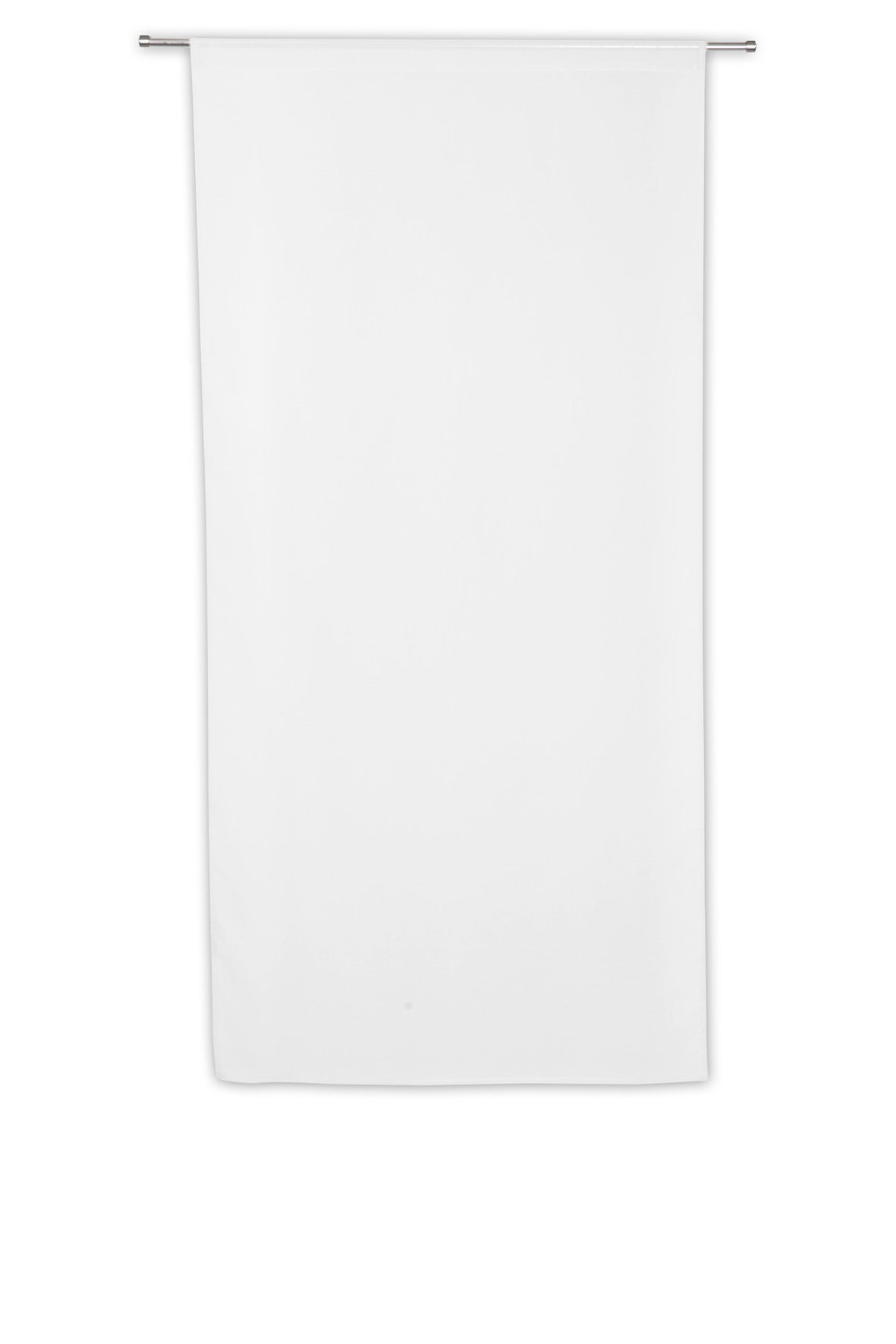 Vitrage semi-transparent, Leo, blanc H.160 x l.80 cm | Leroy Merlin