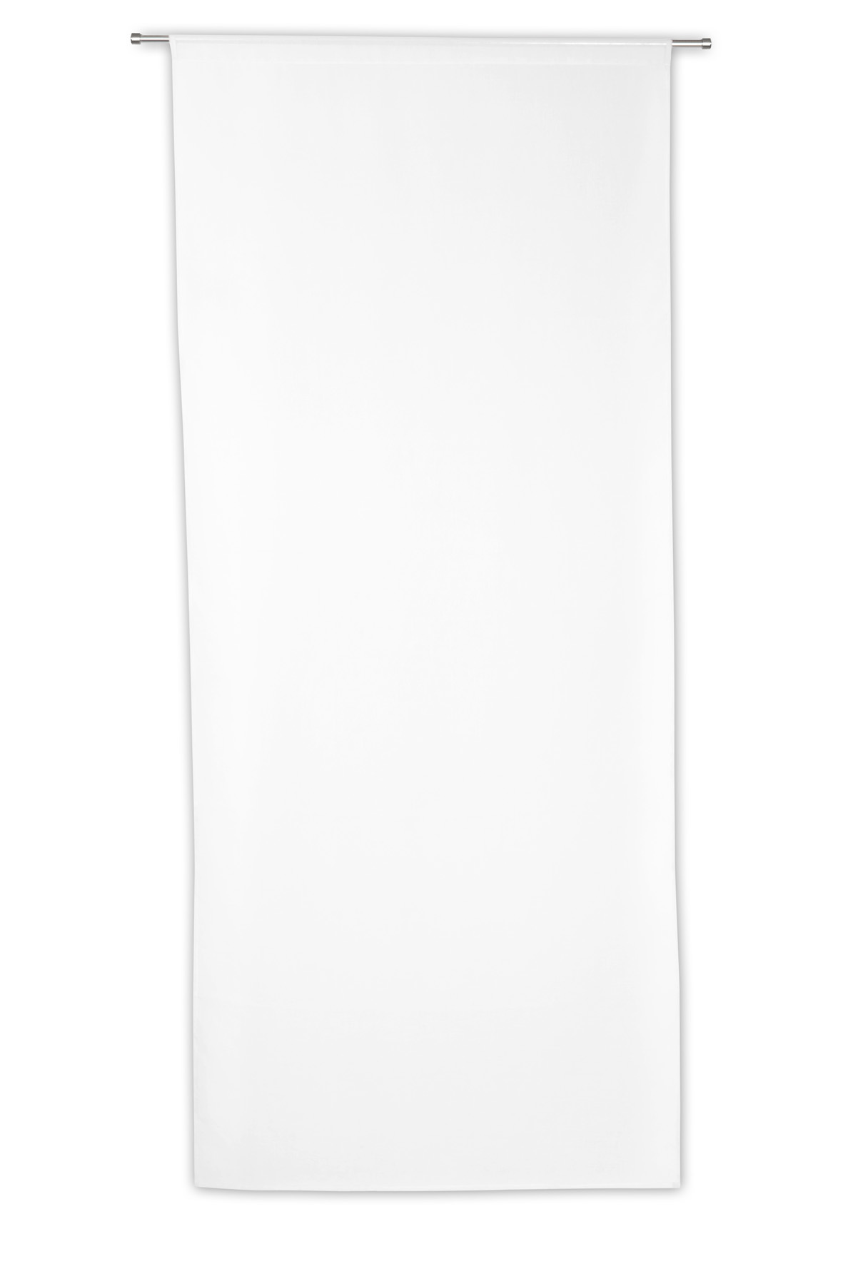 Vitrage semi-transparent, Leo, blanc H.210 x l.90 cm | Leroy Merlin