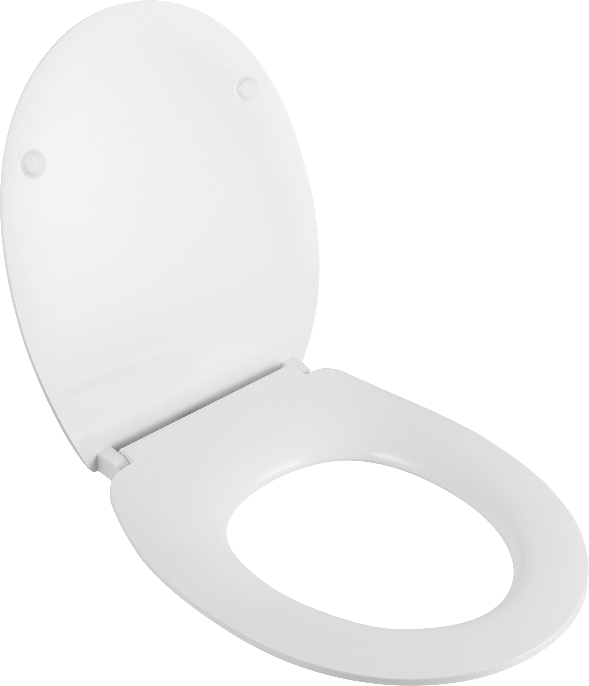 Tapa WC SENSEA Neo Slim Oval amortiguada blanco | Leroy Merlin