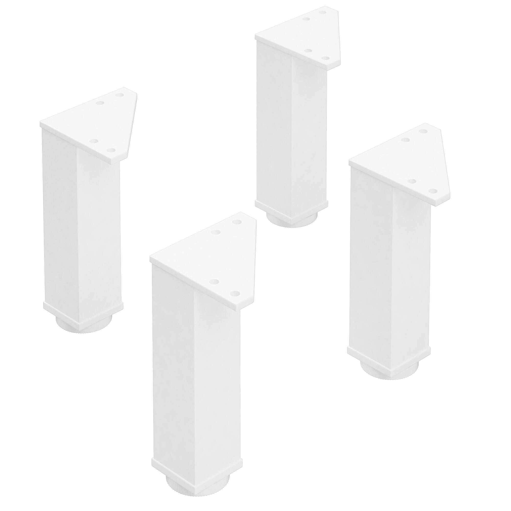 Pata mueble baño Madrid blanco acabado metálico | Leroy Merlin