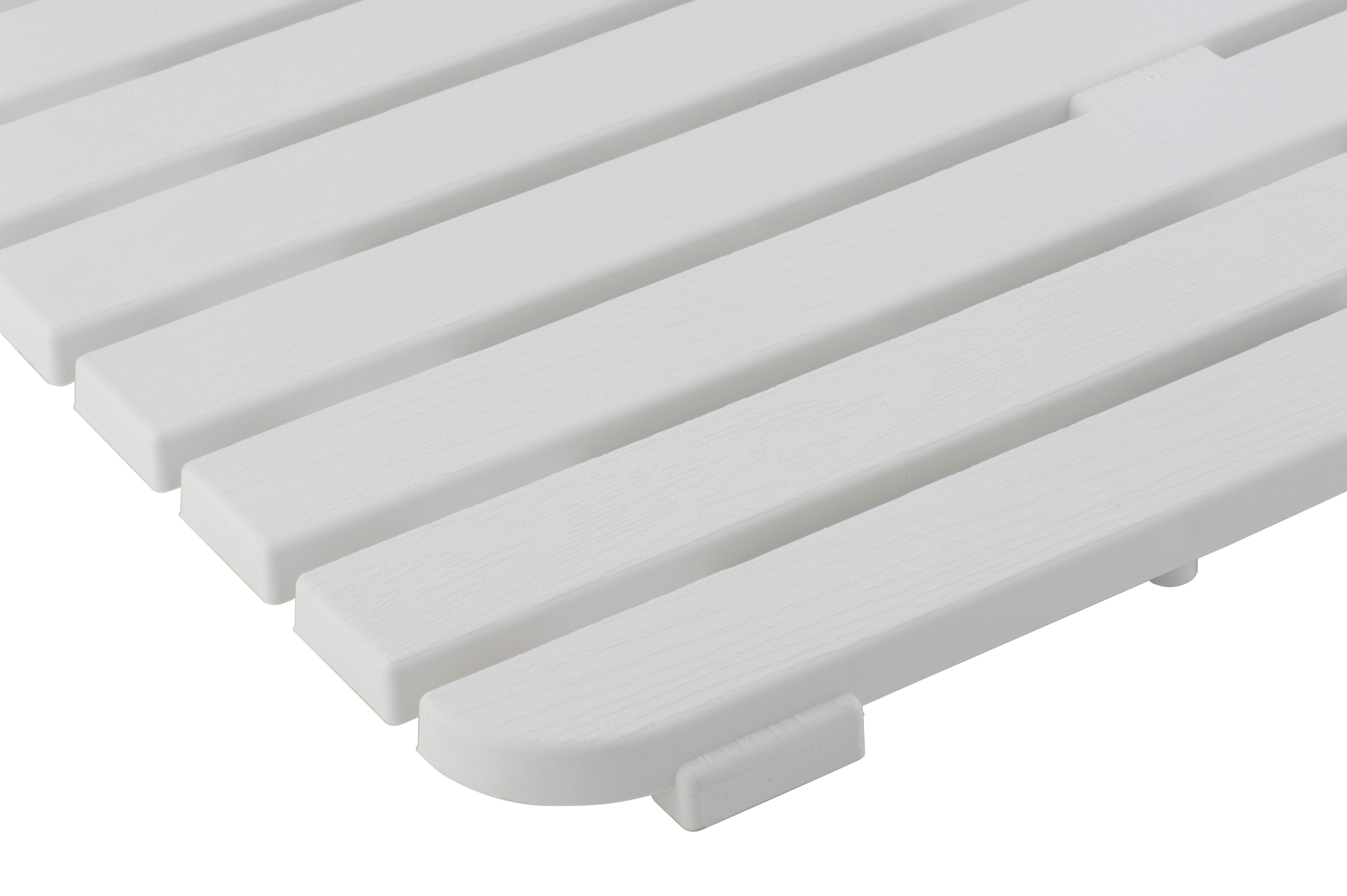 Tarima baño rectangular blanco 50x 80 cm | Leroy Merlin