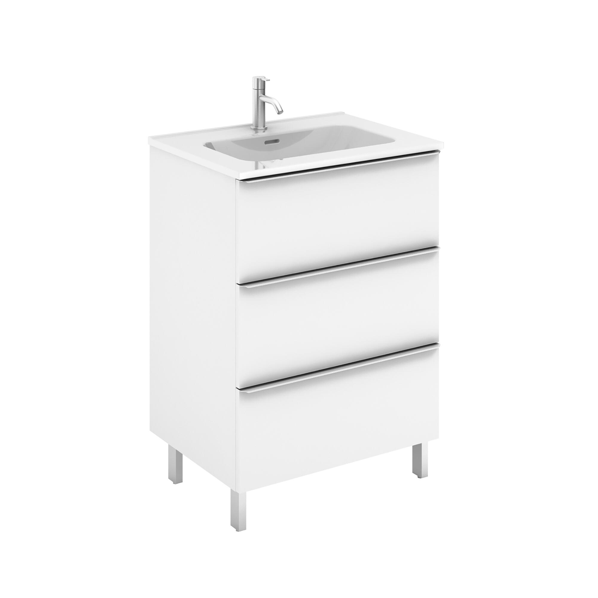 Mueble de baño Komplett blanco 60x45 cm | Leroy Merlin