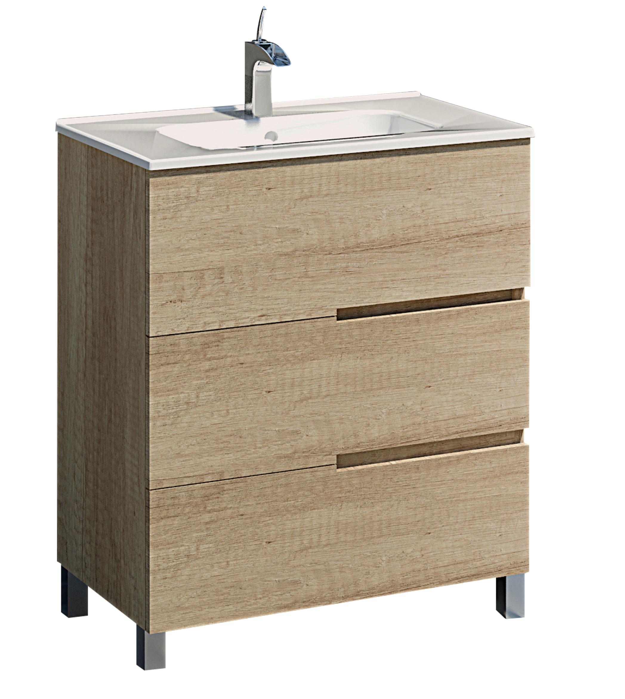 Mueble de baño Alda olmo 70x40 cm | Leroy Merlin