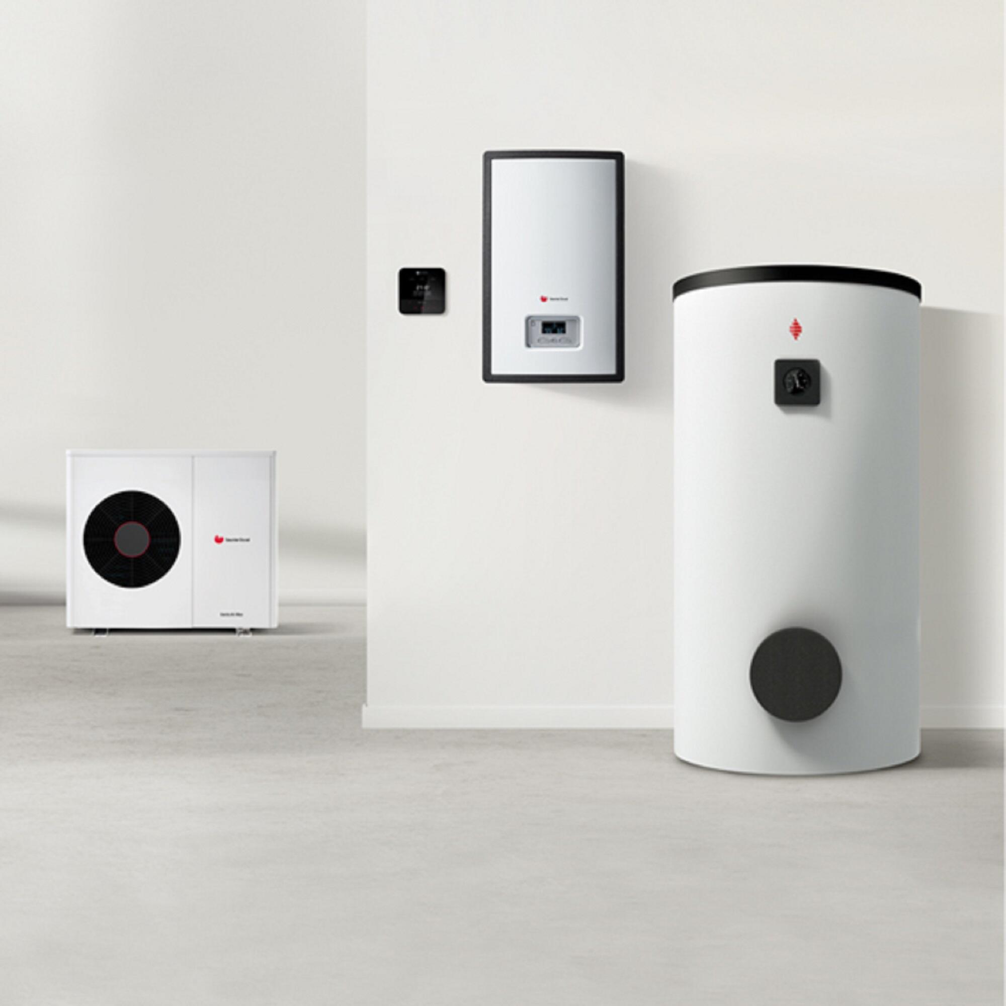 Aerotermia calefacción/acs bibloc Saunier Duval Genia Air Max 12 kW ...