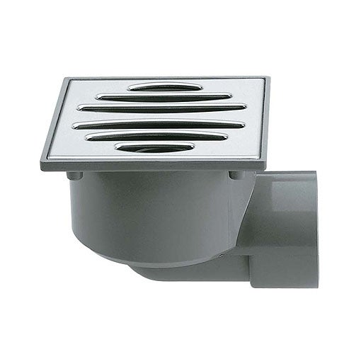 Sumidero para ducha con sifón PVC 90 x 90 mm | Leroy Merlin