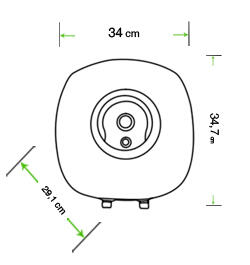 Termo electrico COINTRA tnc-10 10l | Leroy Merlin