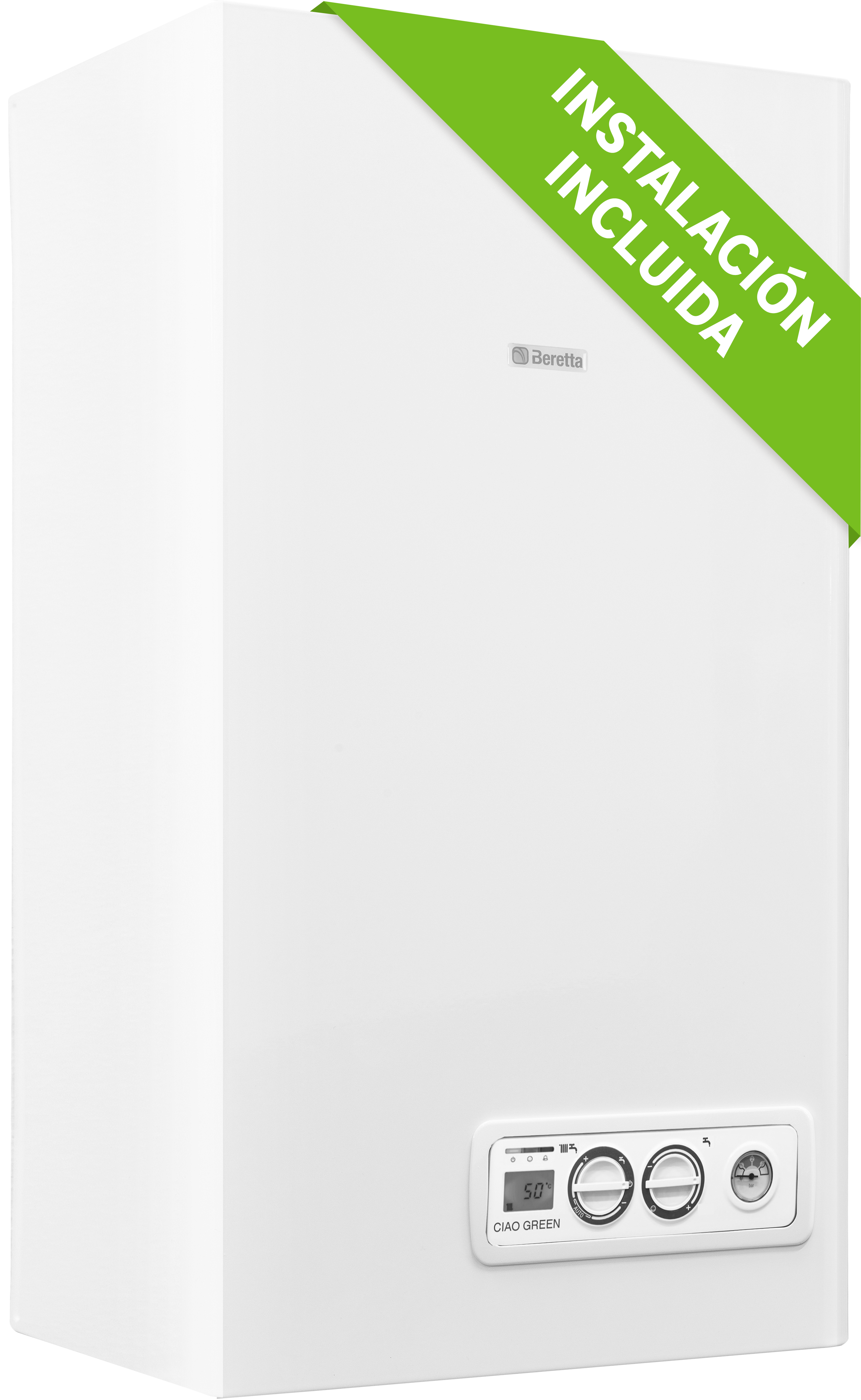 Caldera de condensación gas natural BERETTA Ciao X 30kw instalación incluida | Leroy Merlin