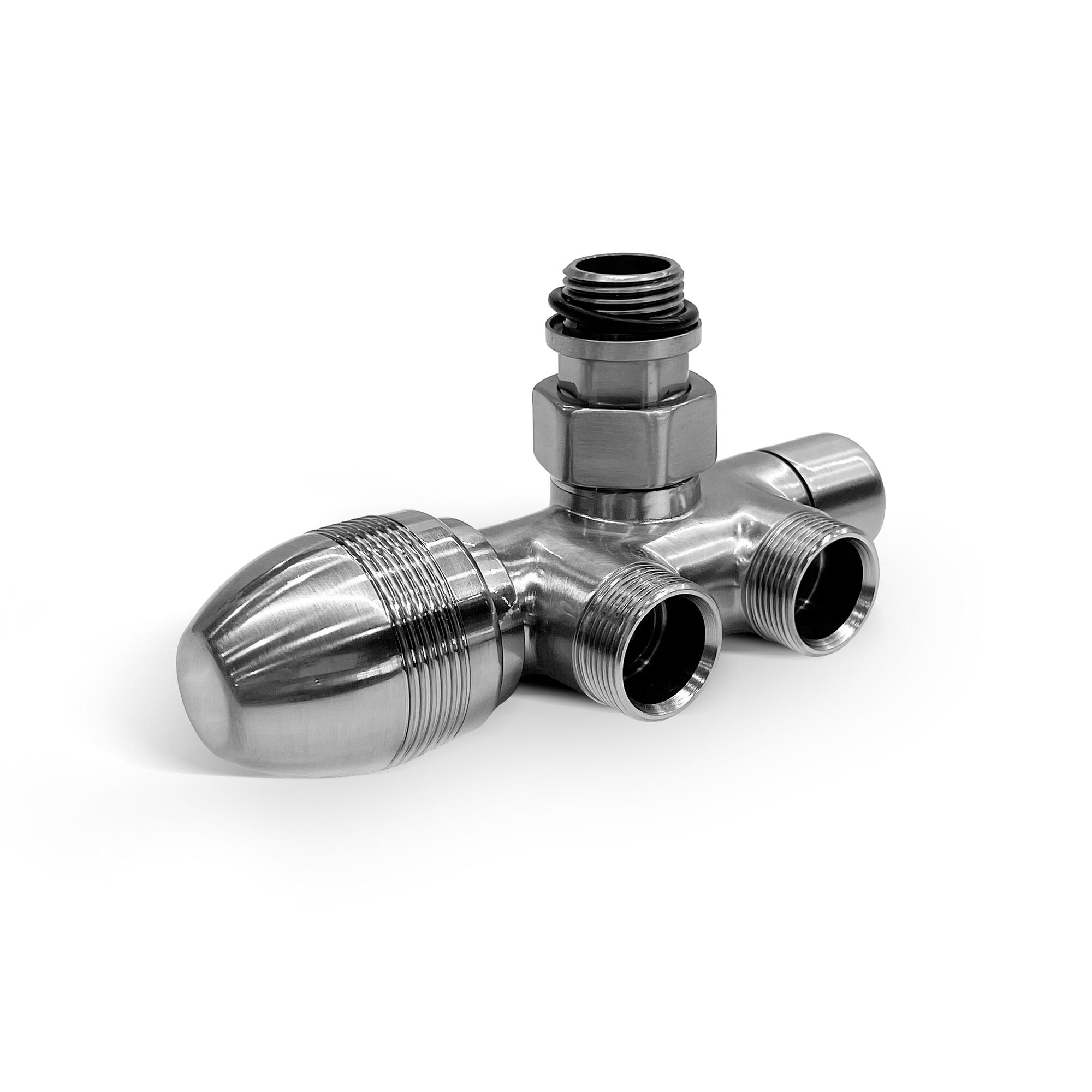 Válvula Monotubo con Conexión Vertical ROINTE Hydra Inox | Leroy Merlin