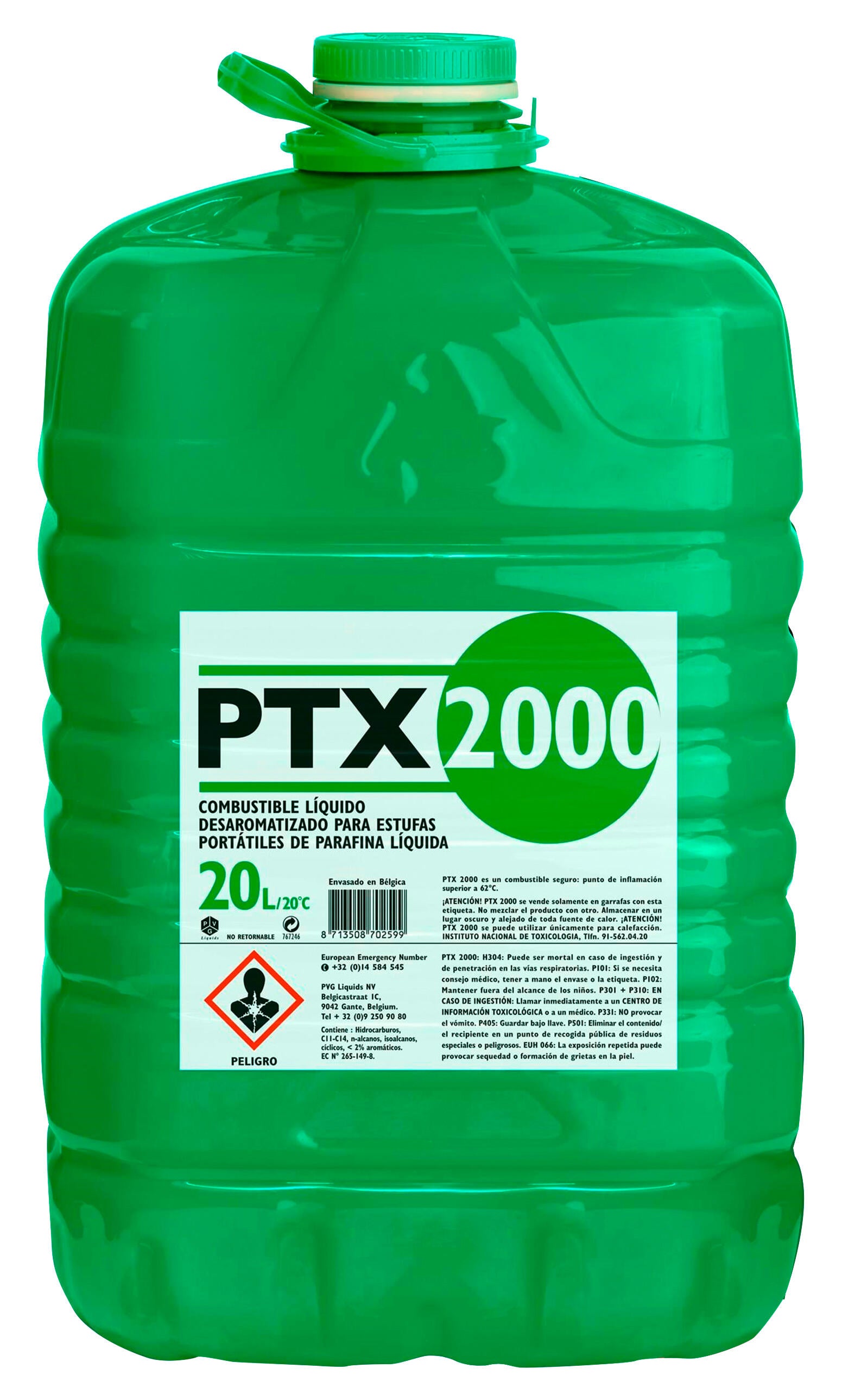 Pack De 15 Bidones De Parafina De 20 Litros Ptx 2000 Leroy Merlin