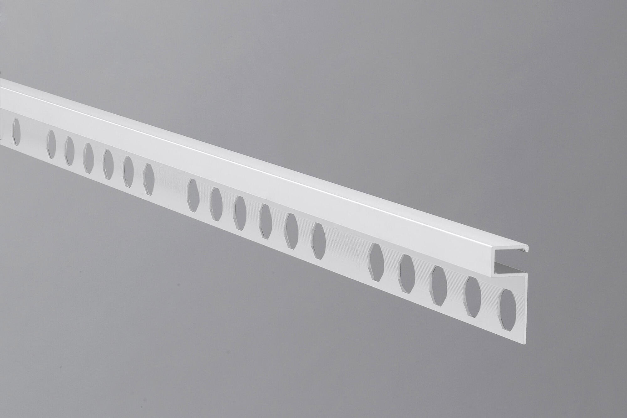 Perfil de esquina interna de aluminio Blanco-01 2.55m x1.2cm | Leroy Merlin