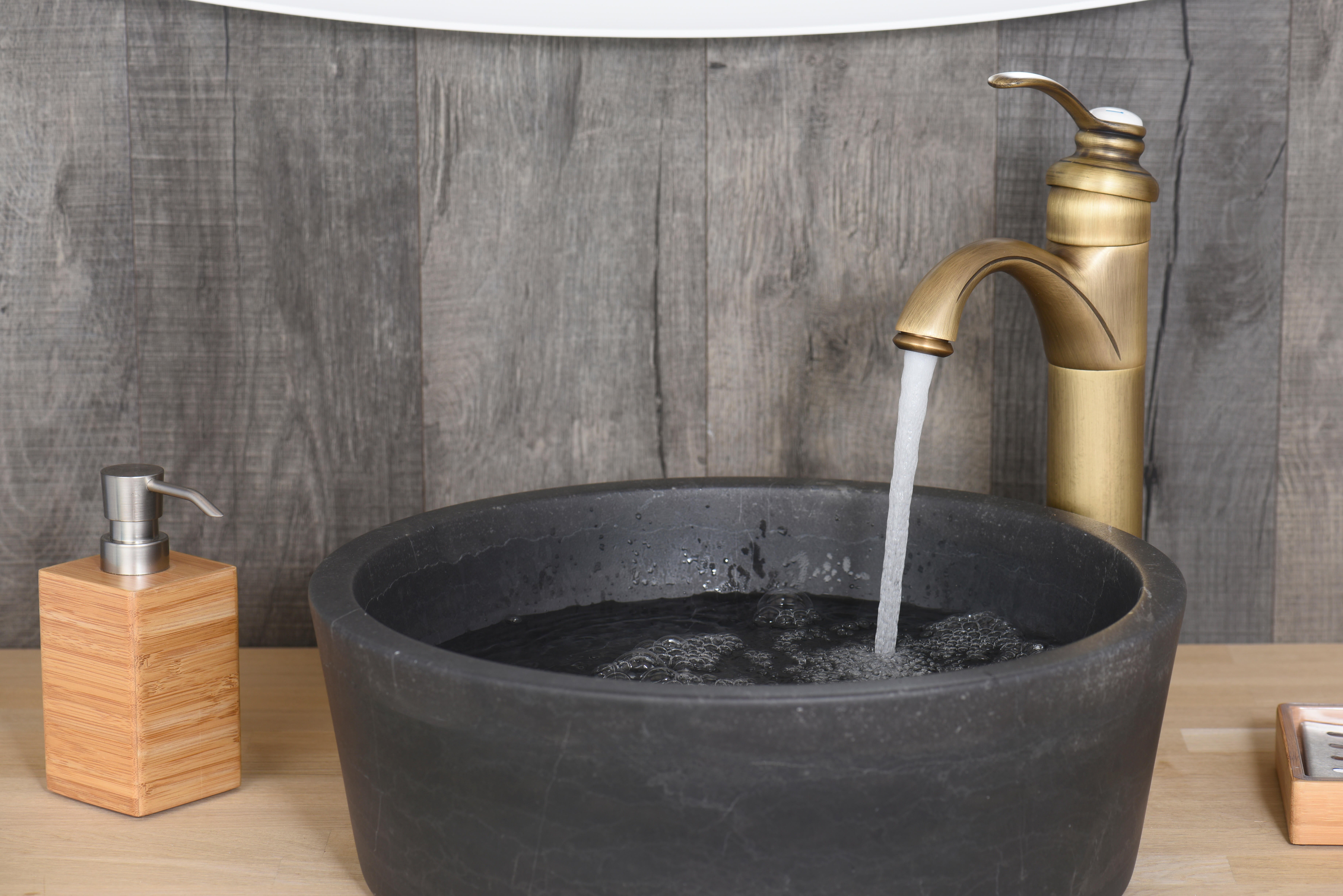 Grifo lavabo EDOUARD ROUSSEAU Byron bronce | Leroy Merlin