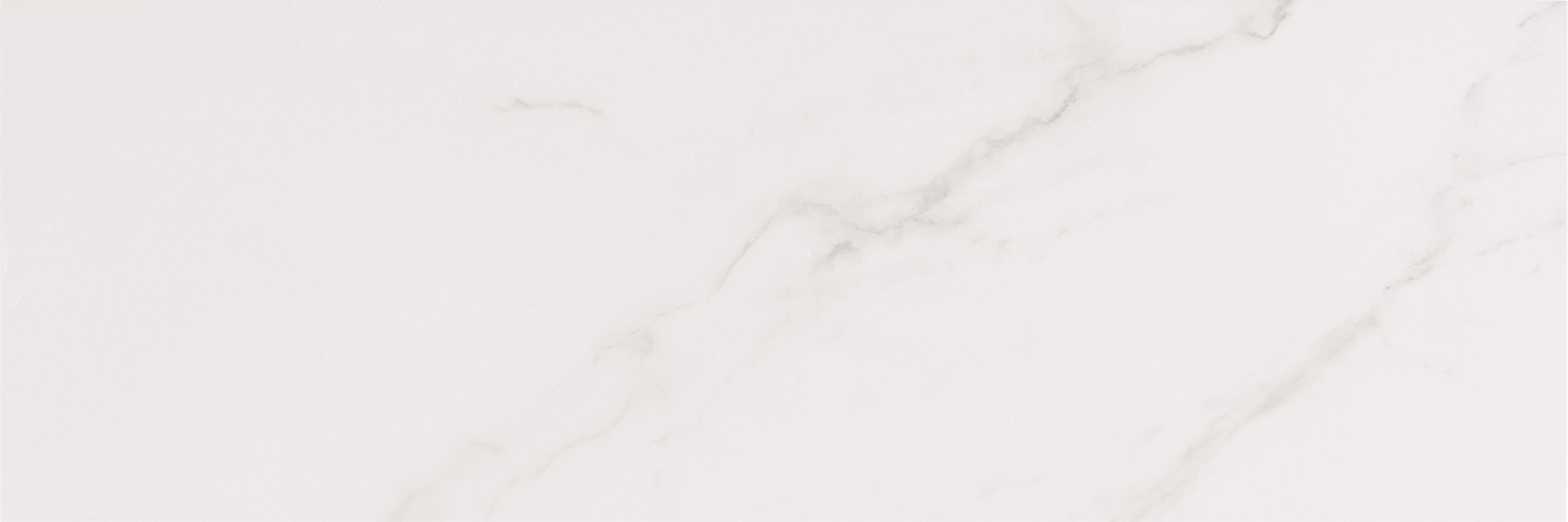 Azulejo cerámico Fontana efecto mármol blanco brillo 30x90 cm | Leroy ...