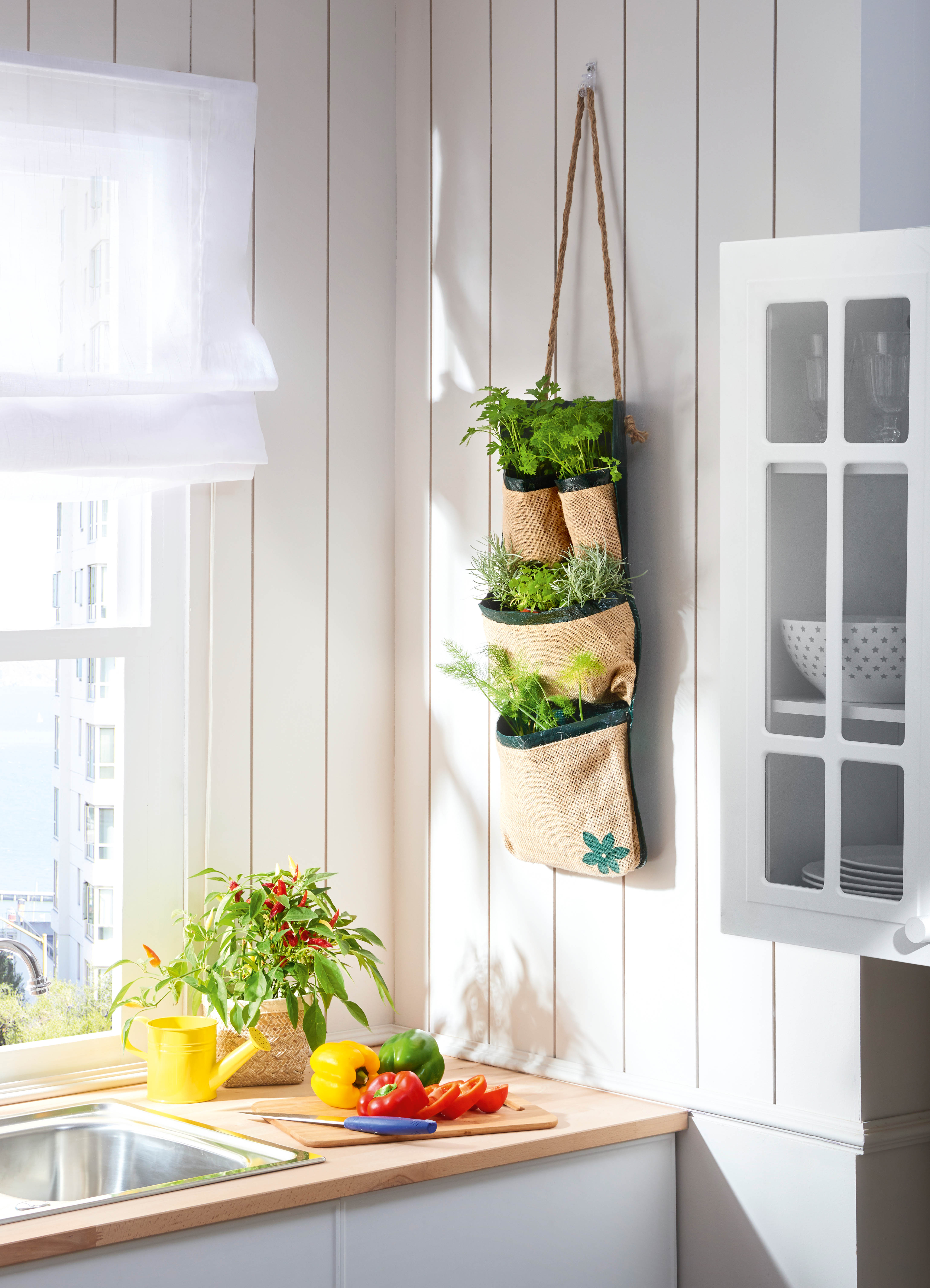 Jardín vertical artificial Yute Wall 68x31 cm | Leroy Merlin