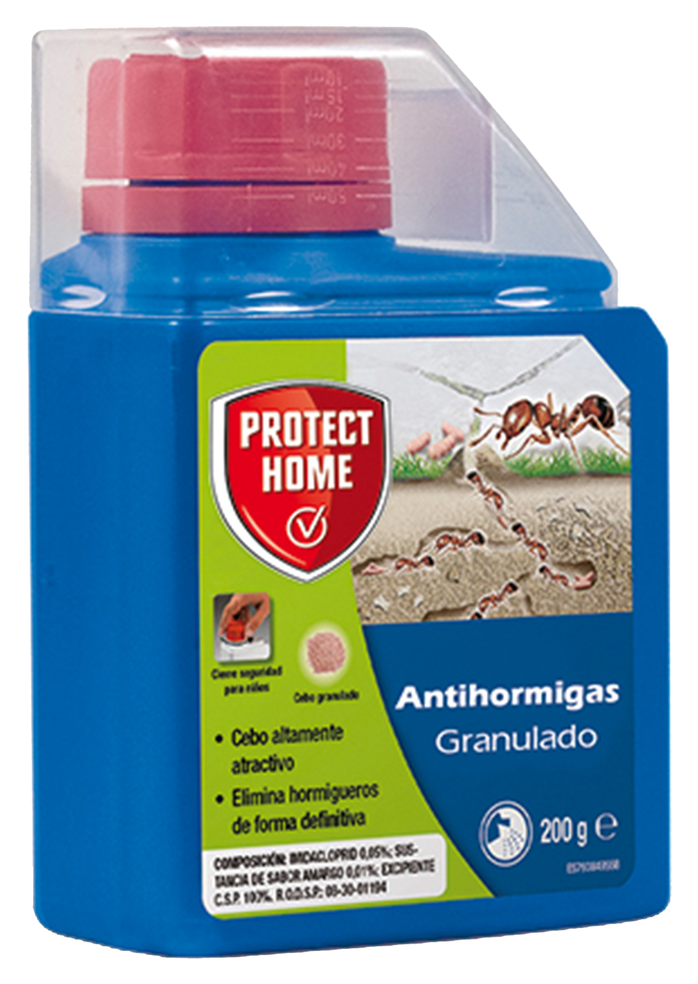 Cebo Hormigas granulado Protect Home para exterior que erradica el ...