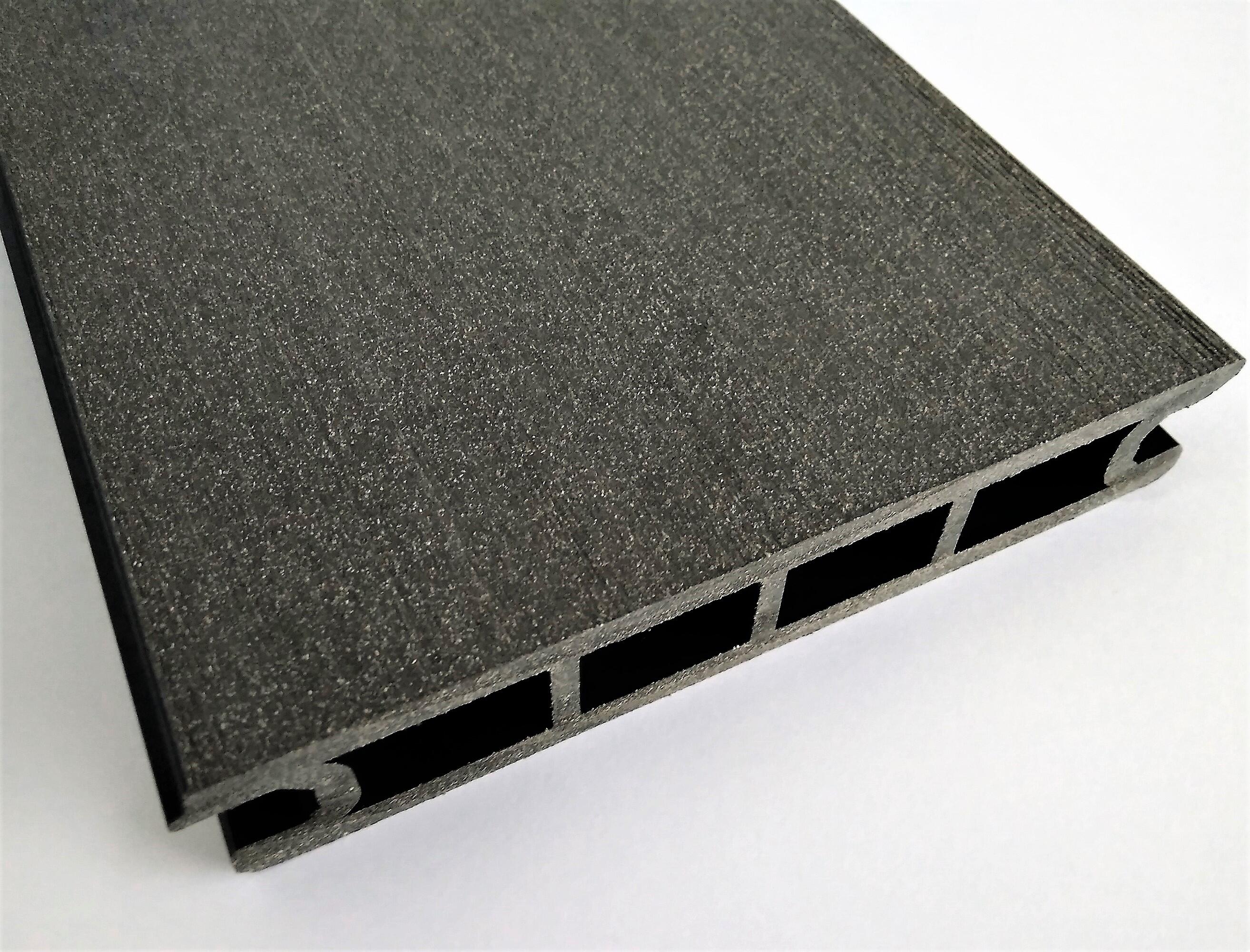 Lama de fachada CWALL composite negro 14x230 cm y 22.5 mm | Leroy Merlin