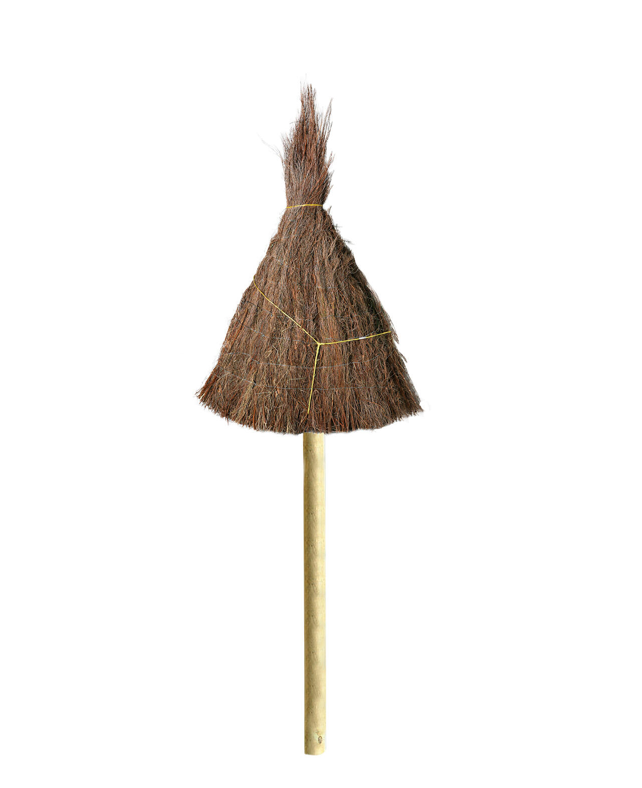 Parasol redondo de acero inoxidable Brezo marrón 220x220 cm | Leroy Merlin