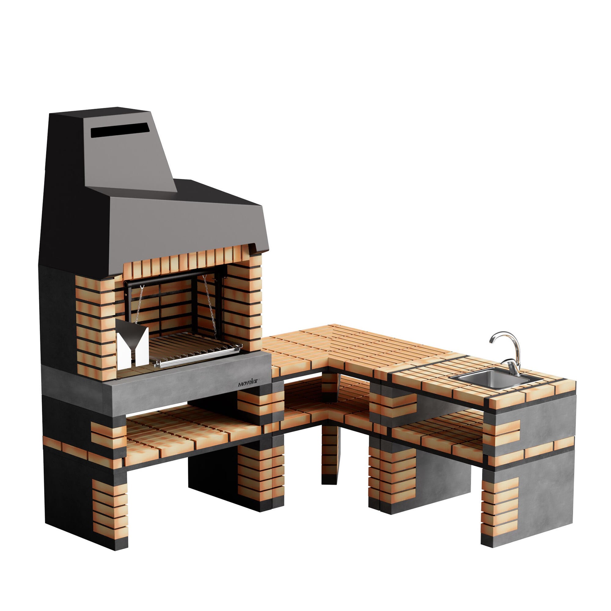 Cocina exterior california plus xl esquina p4 | Leroy Merlin