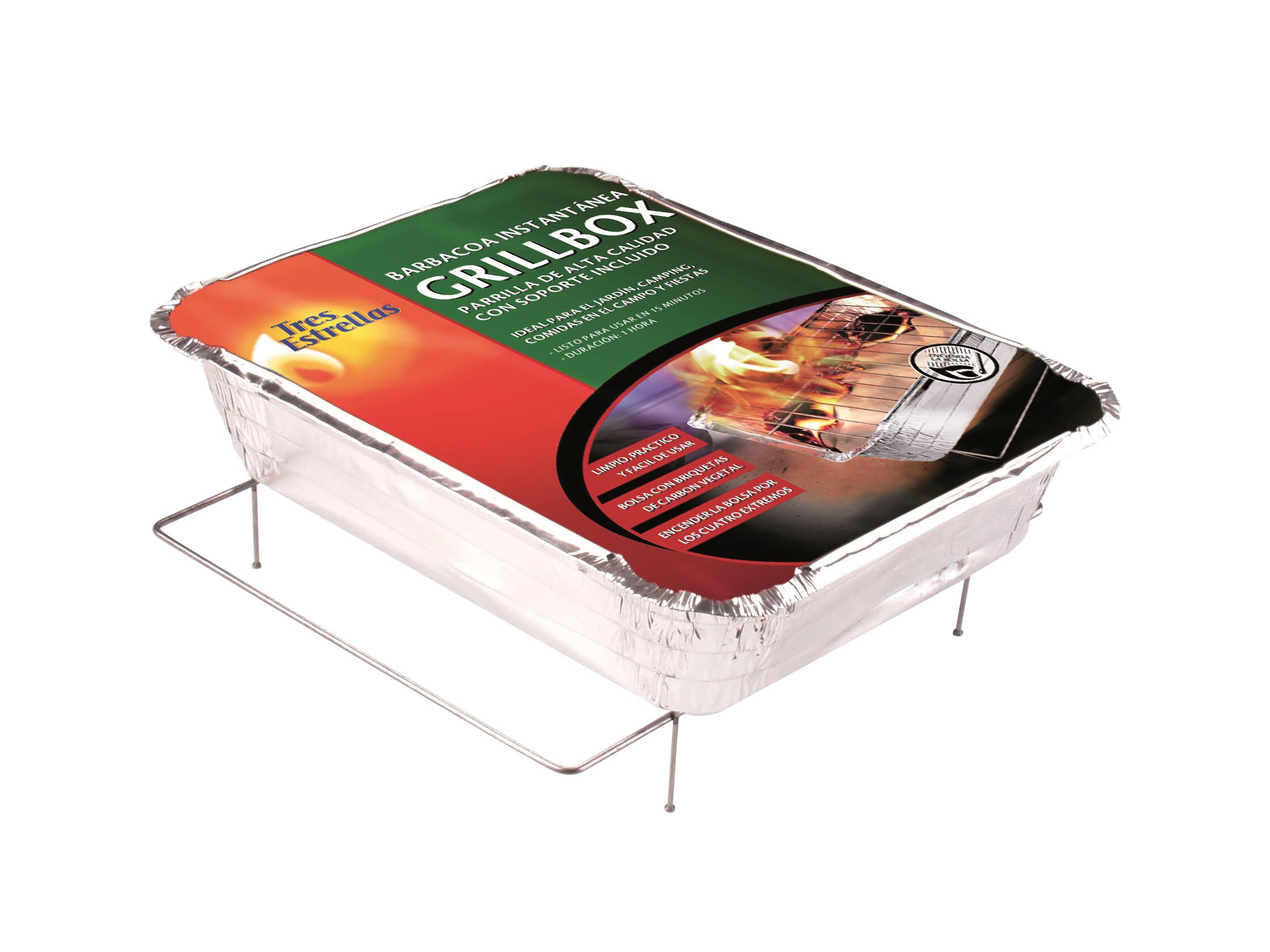 Barbacoa instantánea de un solo uso Grill Box | Leroy Merlin