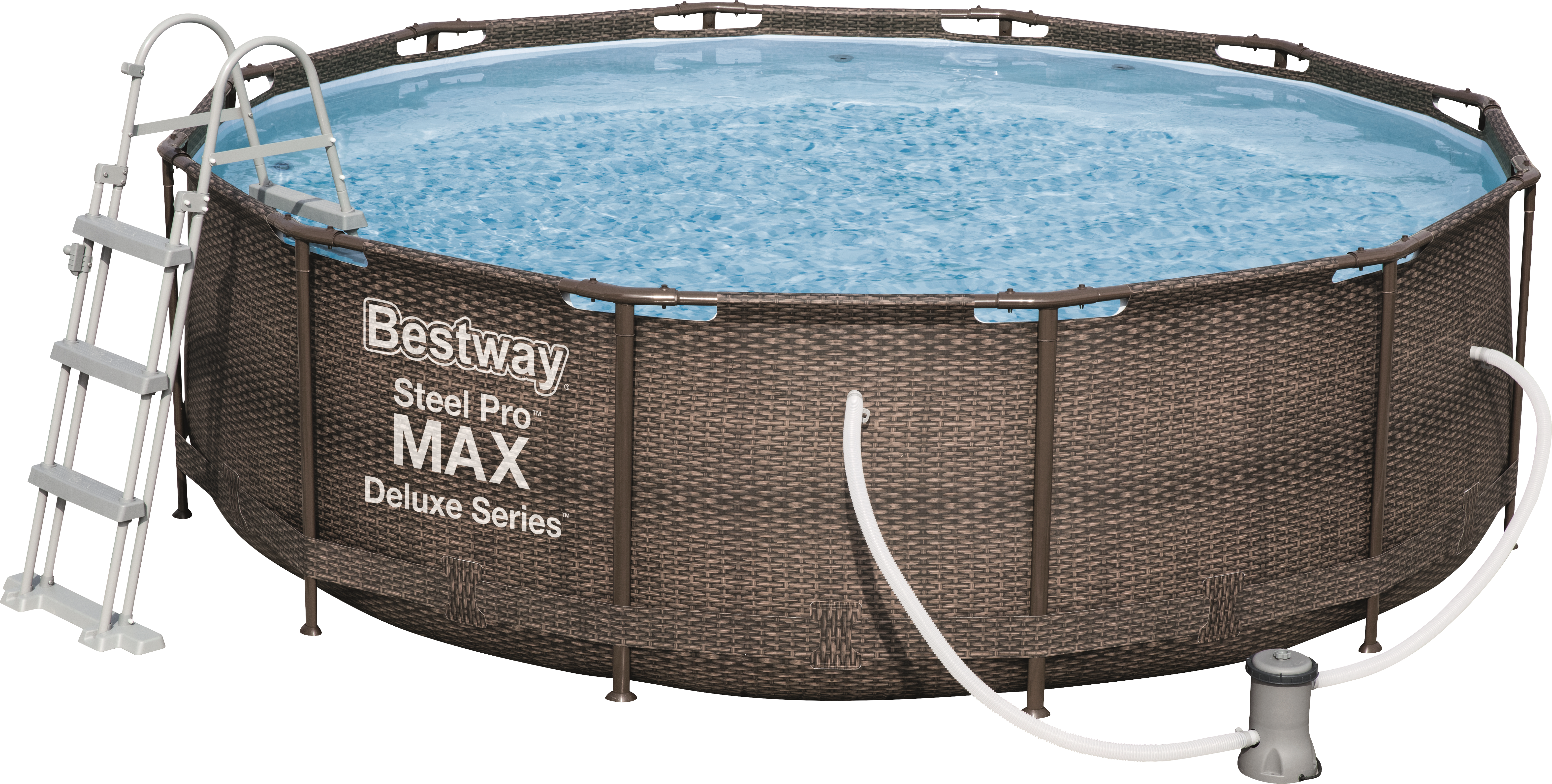 Basen stelażowy Bestway 366x100 cm Steel Pro Max 56709 - Leroy Merlin