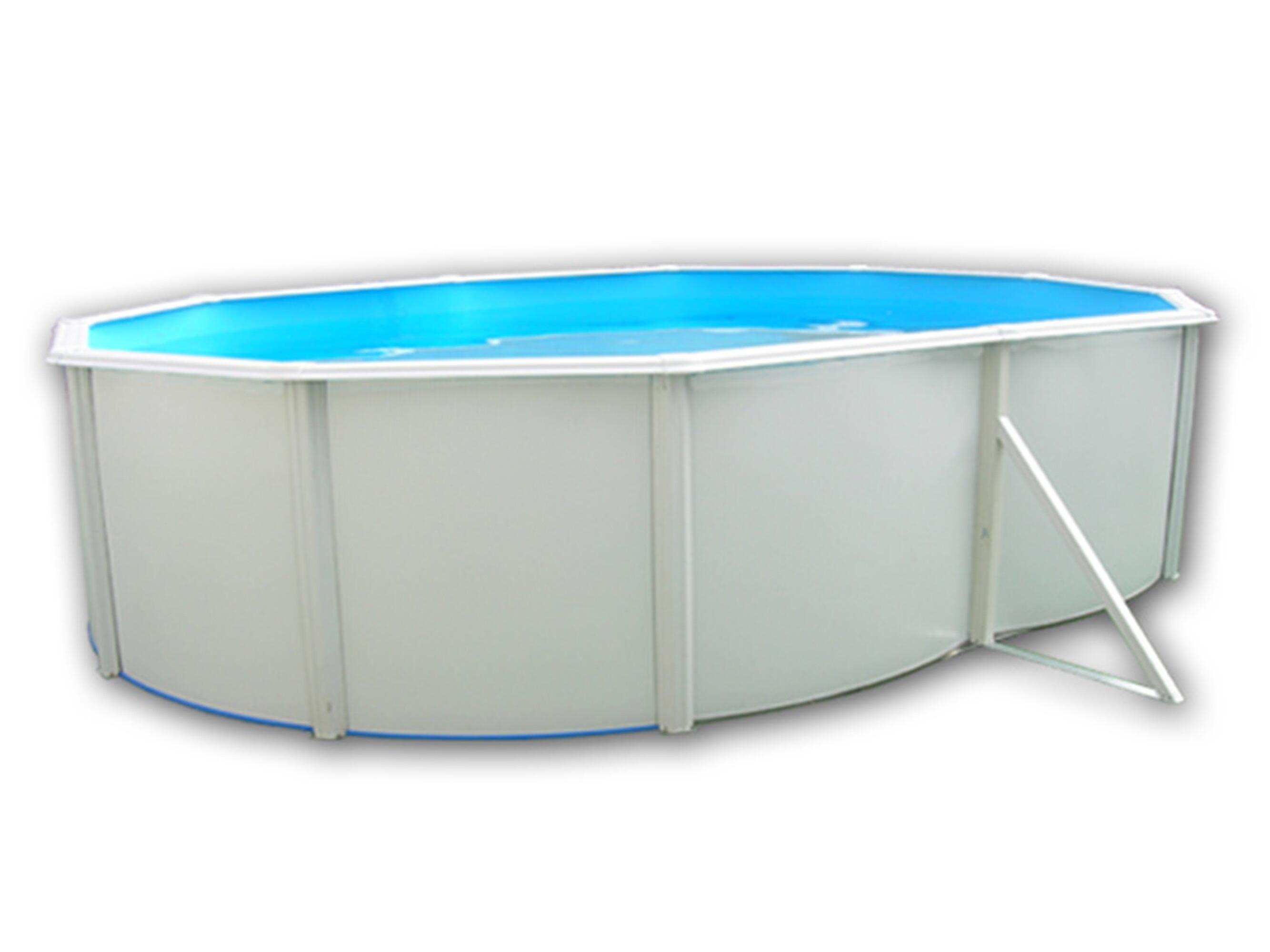 Piscina desmontable GALVANIZADA OVAL 120x366x500 cm | Leroy Merlin