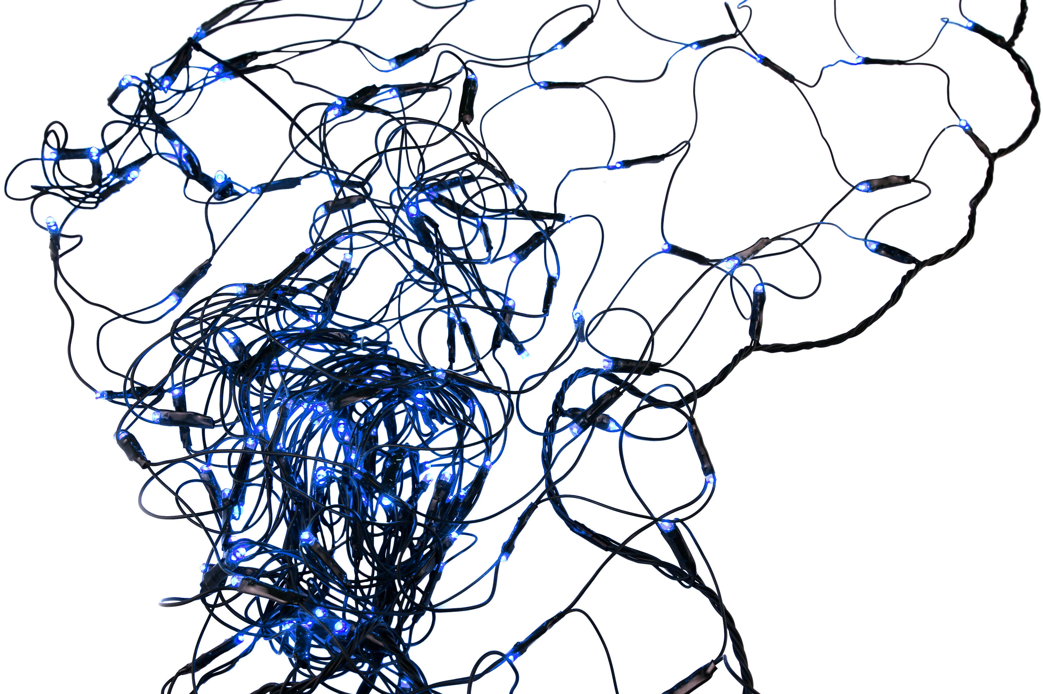 Red de 160 luces LED azules 2x1m INSPIRE | Leroy Merlin