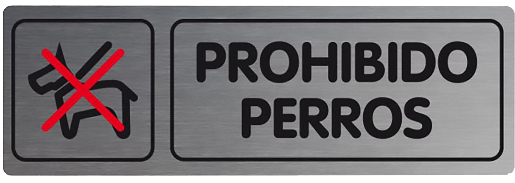 Plancha de señalización Prohibido Perros 180X5Cm | Leroy Merlin