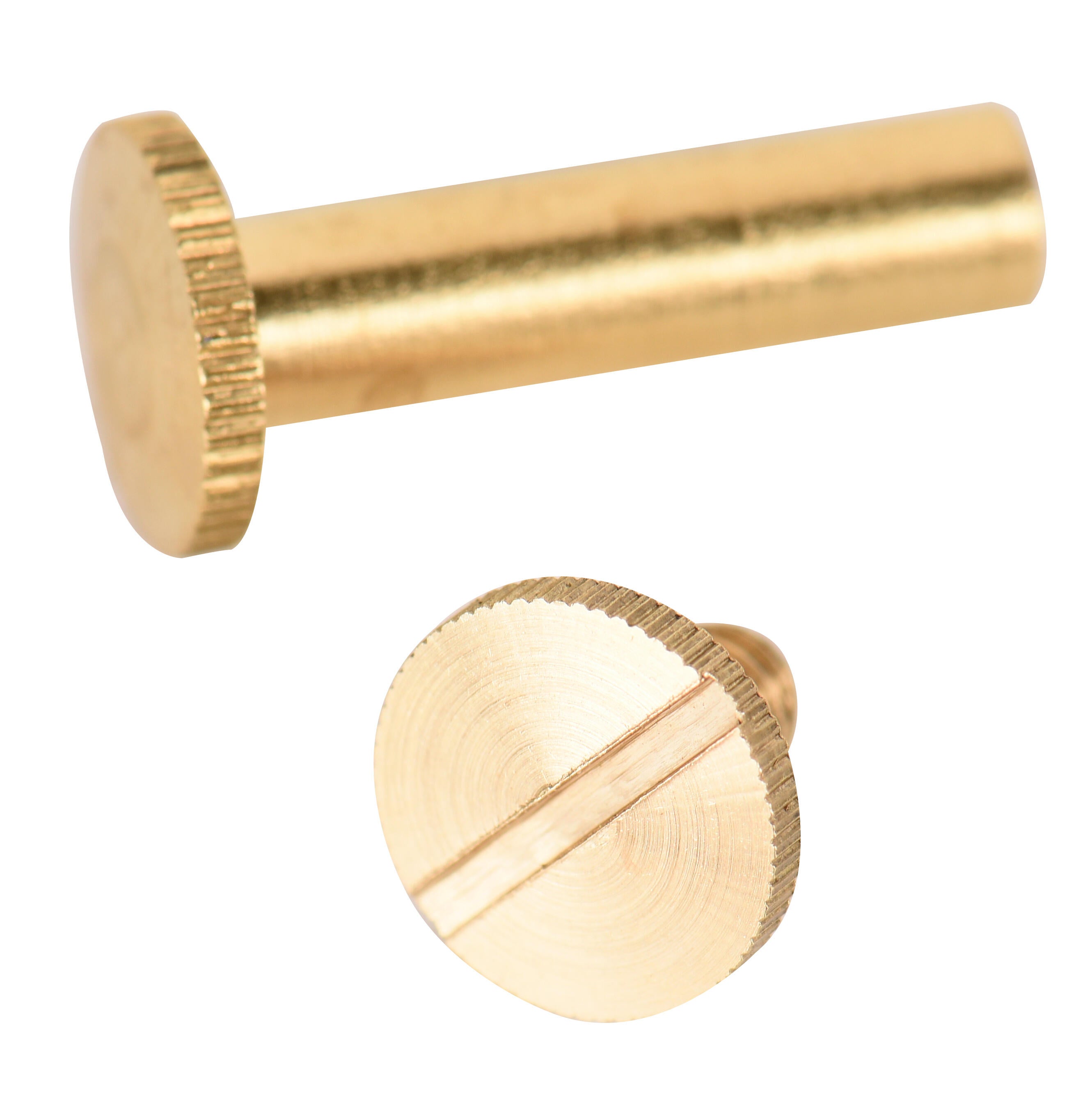 2 tornillos de unión en latón 4x20 mm | Leroy Merlin