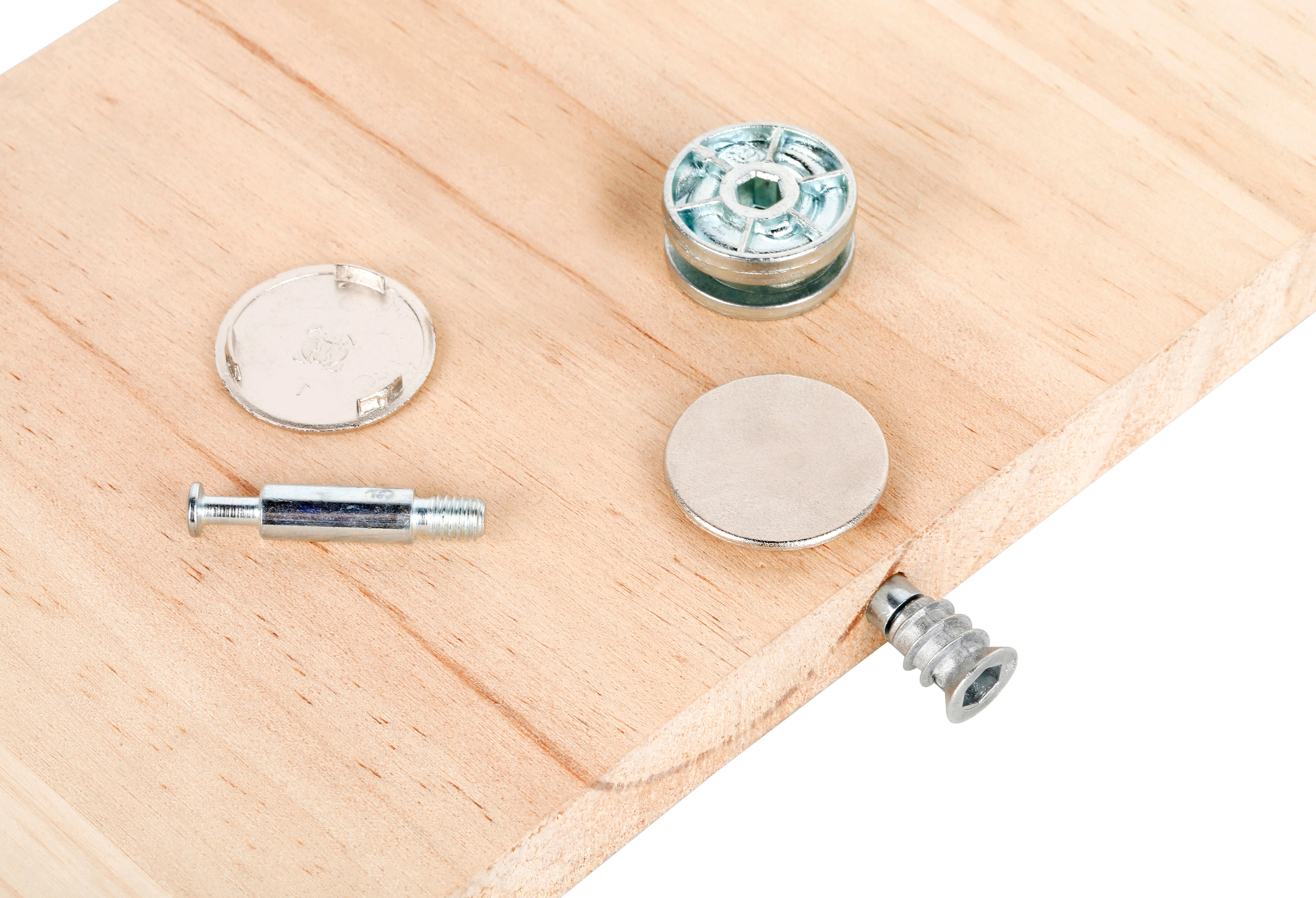 4 uniones excéntricas de 25x2,5x8 mm | Leroy Merlin