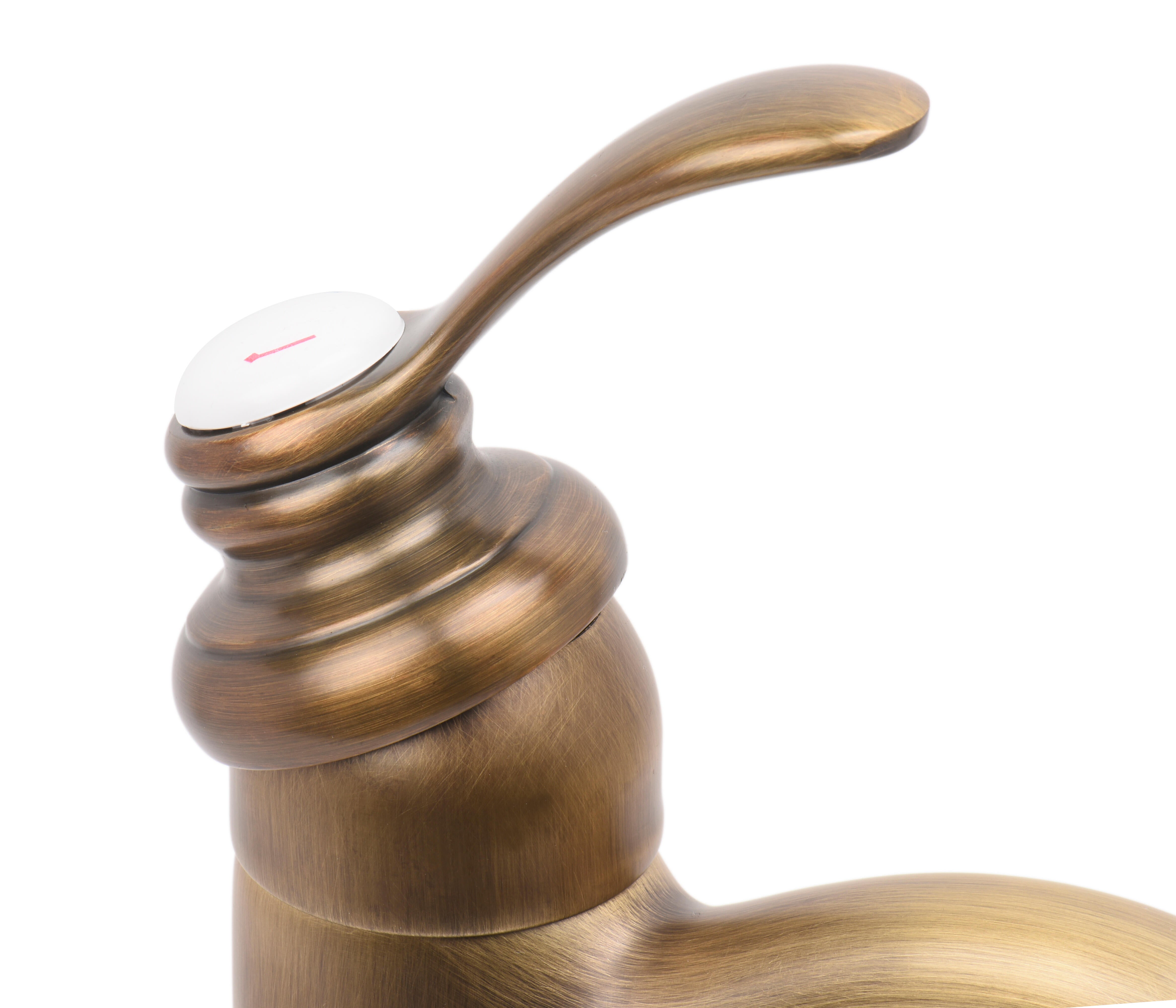 Grifo lavabo EDOUARD ROUSSEAU Byron bronce | Leroy Merlin