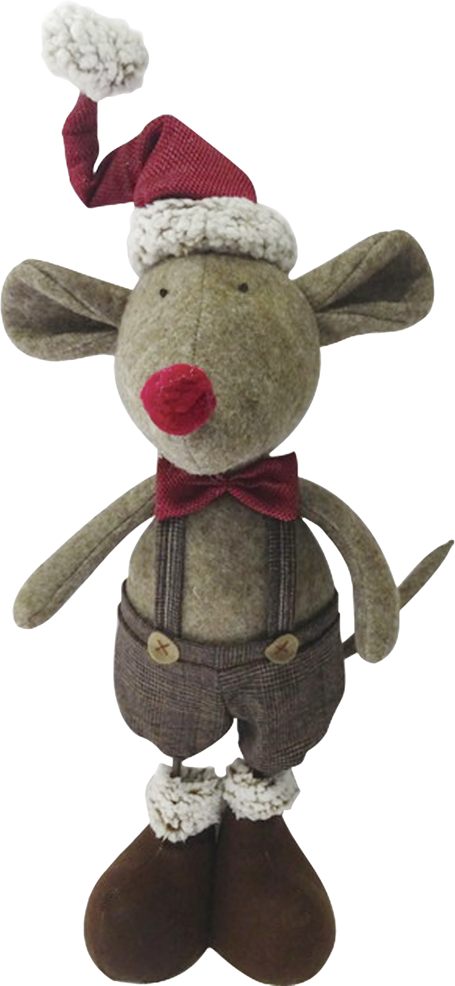 Figura navideña ratón 62 cm | Leroy Merlin