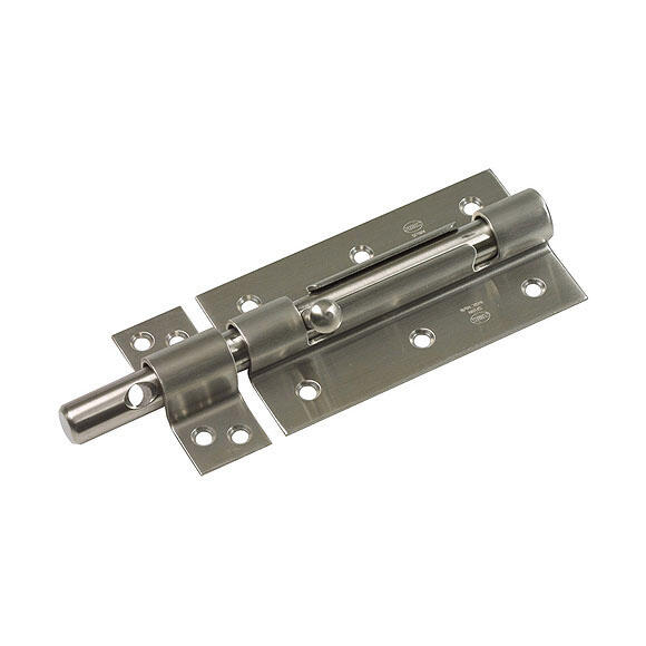 Pestillo de puerta AMIG en acero inoxidable cepillado | Leroy Merlin